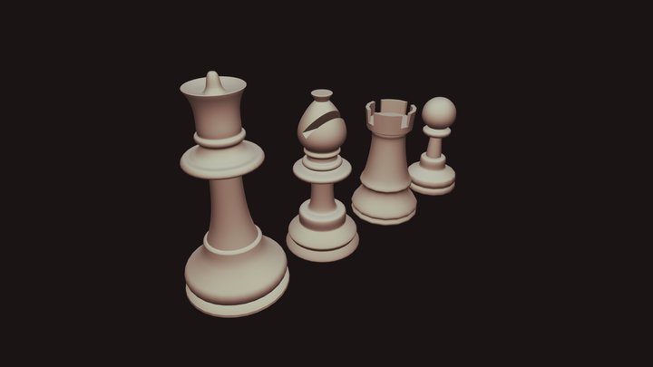 Chess 3D models - Sketchfab