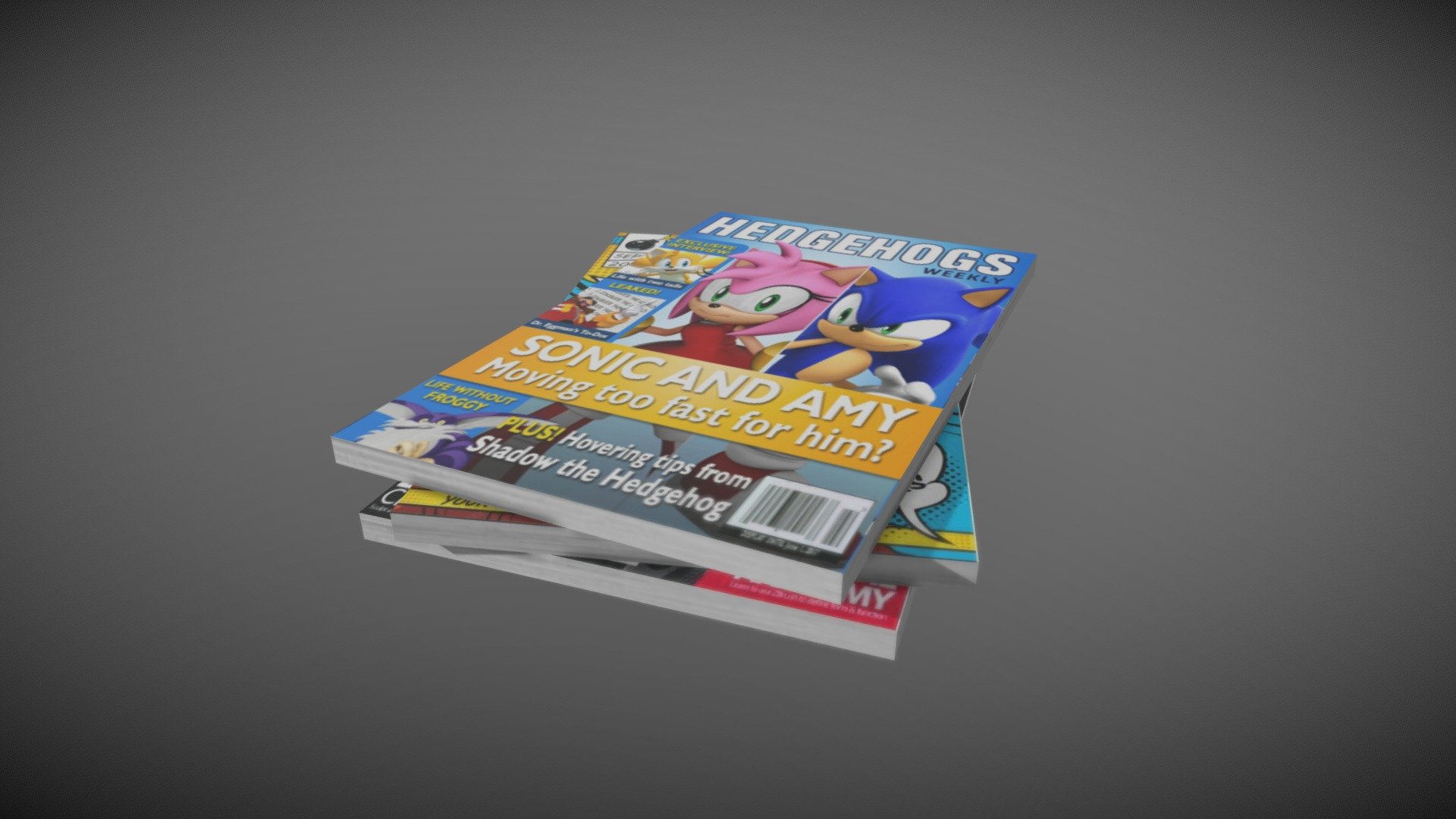 Pile of Magazines - 3D model by buttbadger [4beace2] - Sketchfab