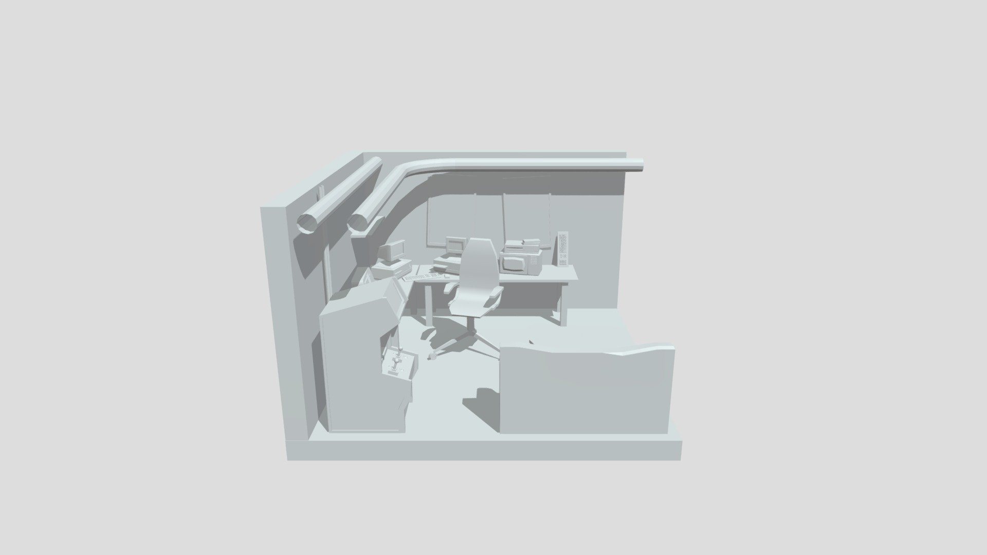 hacker room - Download Free 3D model by kd2314 [4beb950] - Sketchfab
