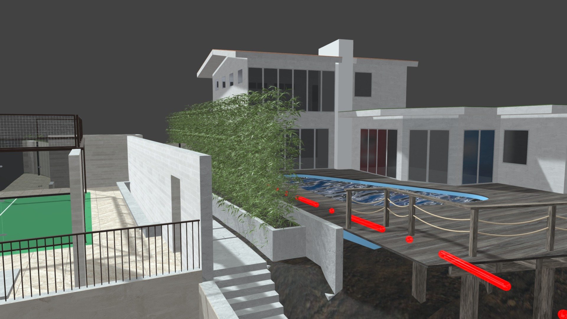 Property Line Slough Wall - 3D model by ekumar1006 [4bec448] - Sketchfab