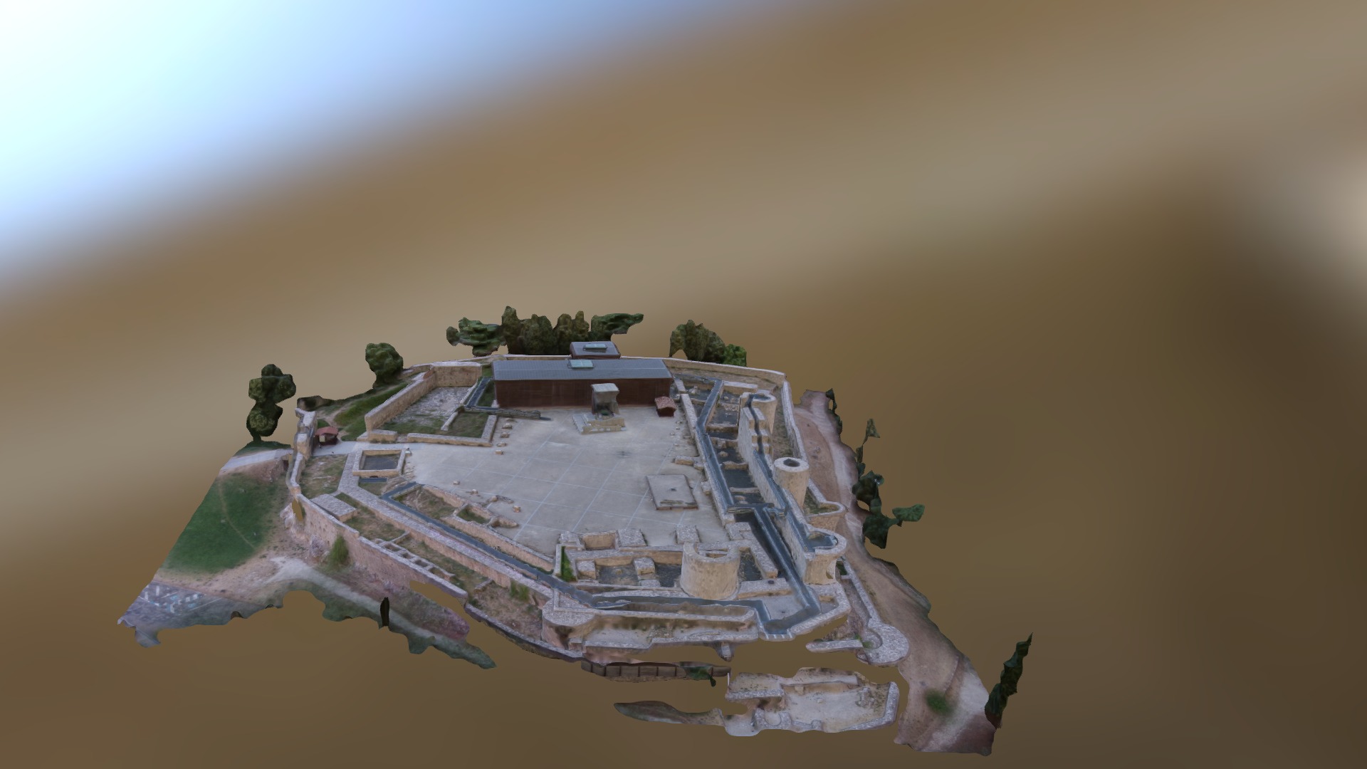 Castillo de Burgos - 3D model by victor_jorgensen [4bec779] - Sketchfab