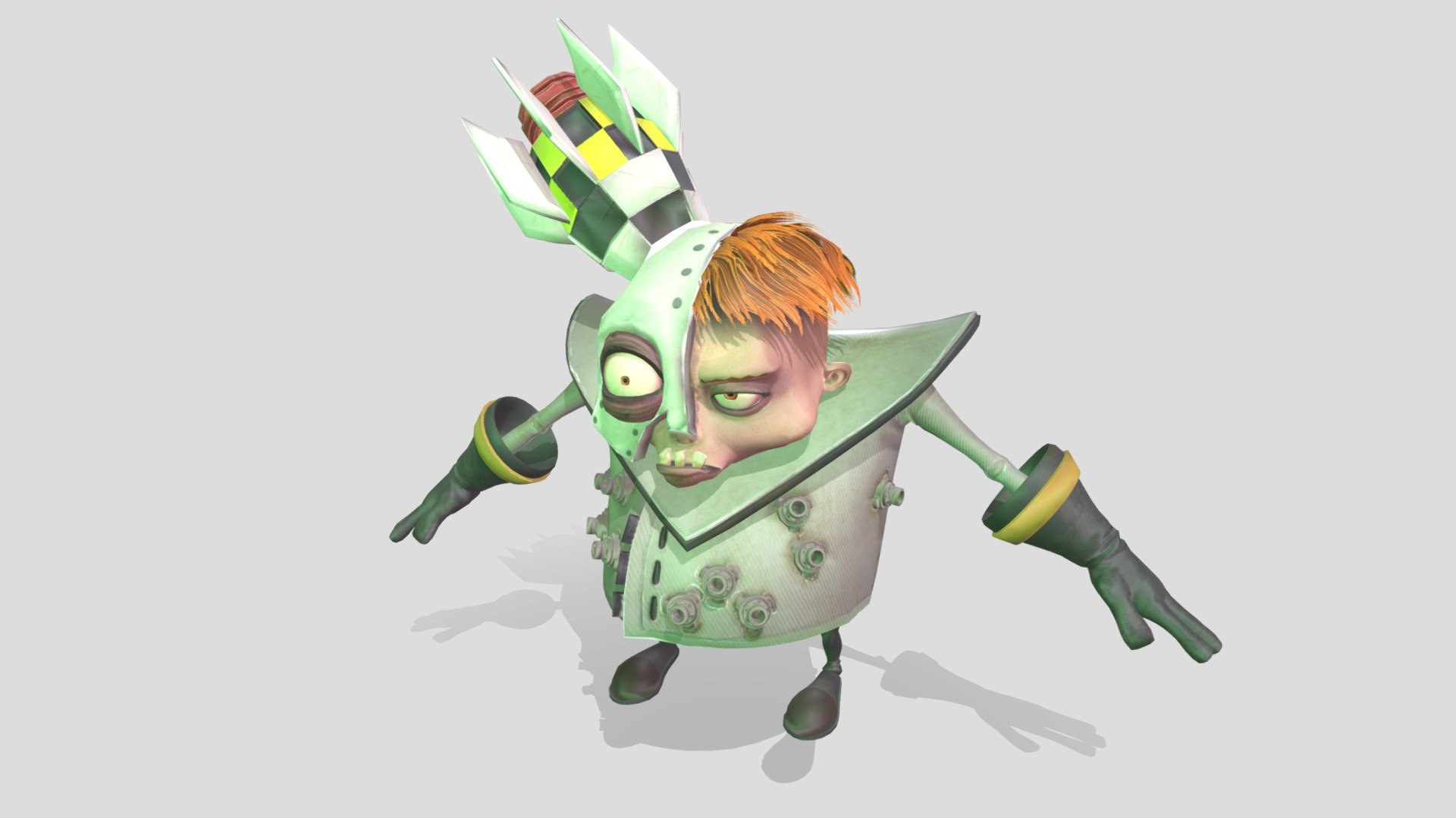 Crash Bandicoot. Dr. N Gin (NST) - 3D model by lubertsmart2404 [4bee266] - Sketchfab