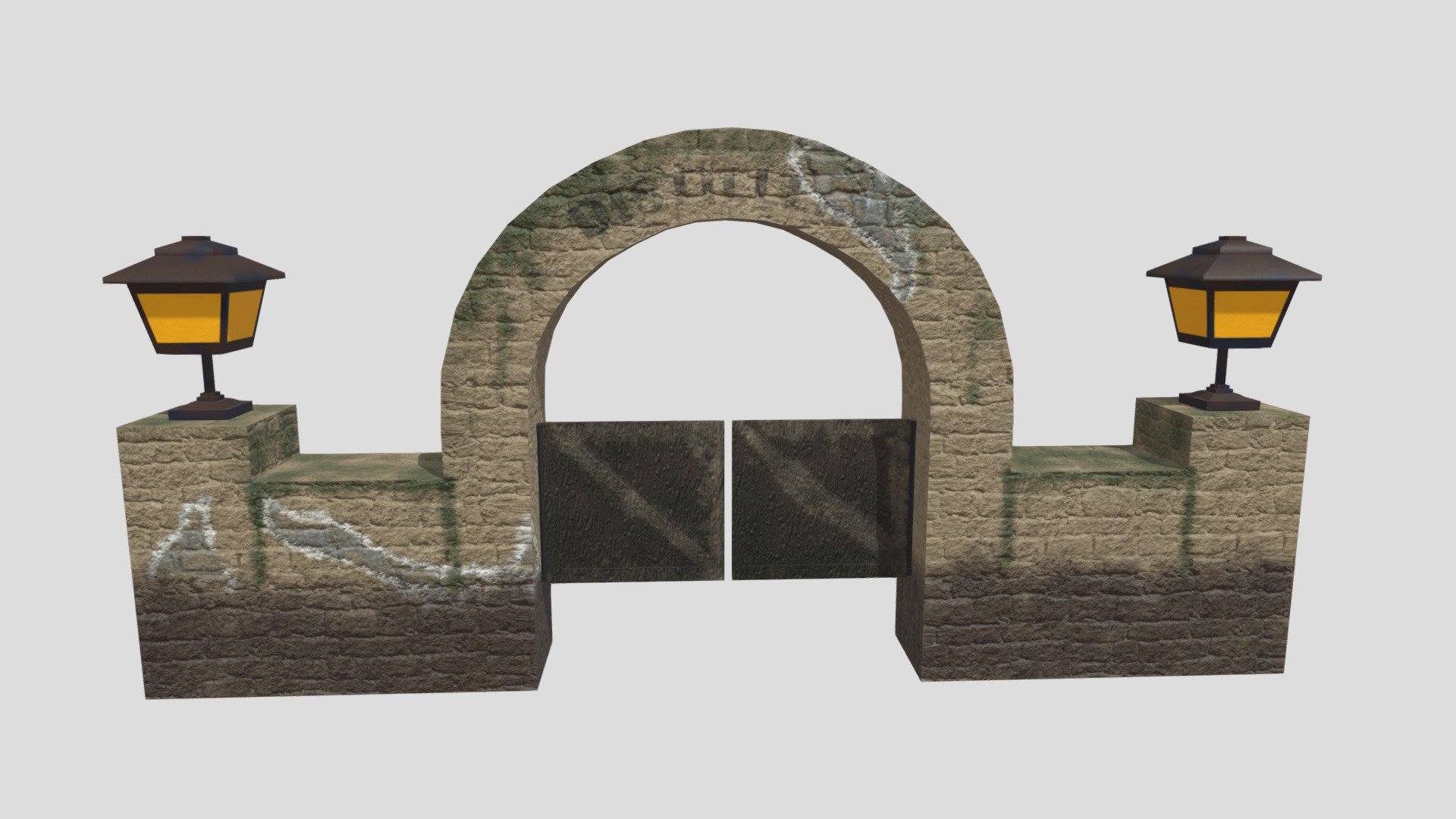 Gate Completed - Download Free 3D model by EstebanSamudio [4bee6e7 ...