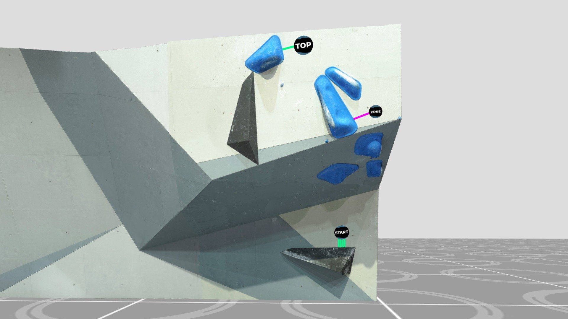 IFSC WCH Bern 2023 Boulder Final Women_D - 3D model by ...