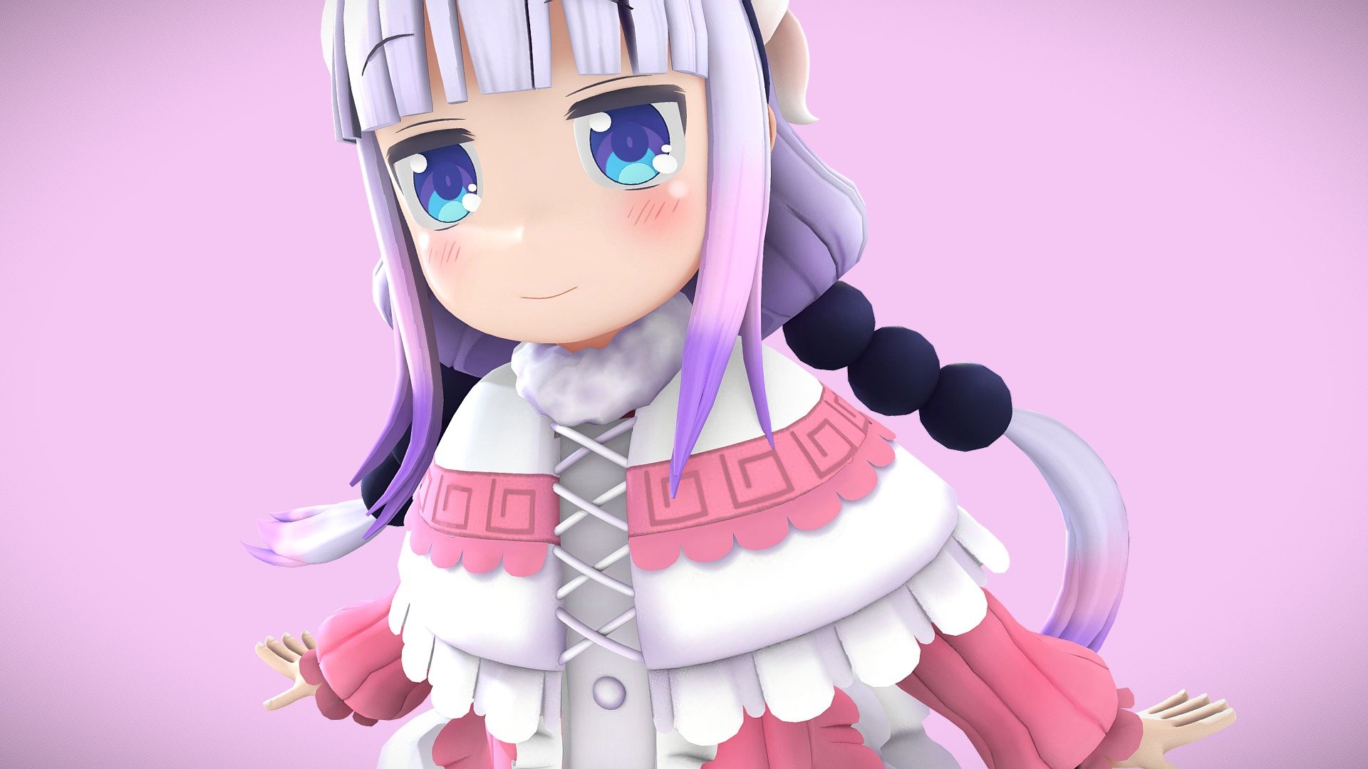 Kanna (Miss Kobayashi's Dragon Maid) - 3D model by hwahaha418 [4bf29d3 ...