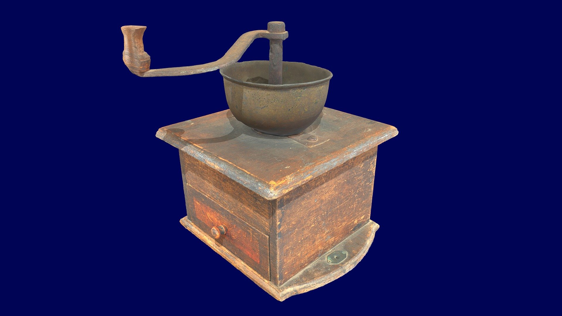 Coffee grinder (koffiemolen) ZR1961-VII4 - Download Free 3D model by ...