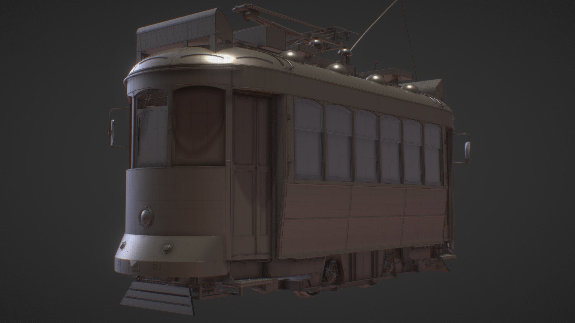 Lisboa Tram - 3D model by Dimitri Porzio (@ploopers) [4bf3361] - Sketchfab