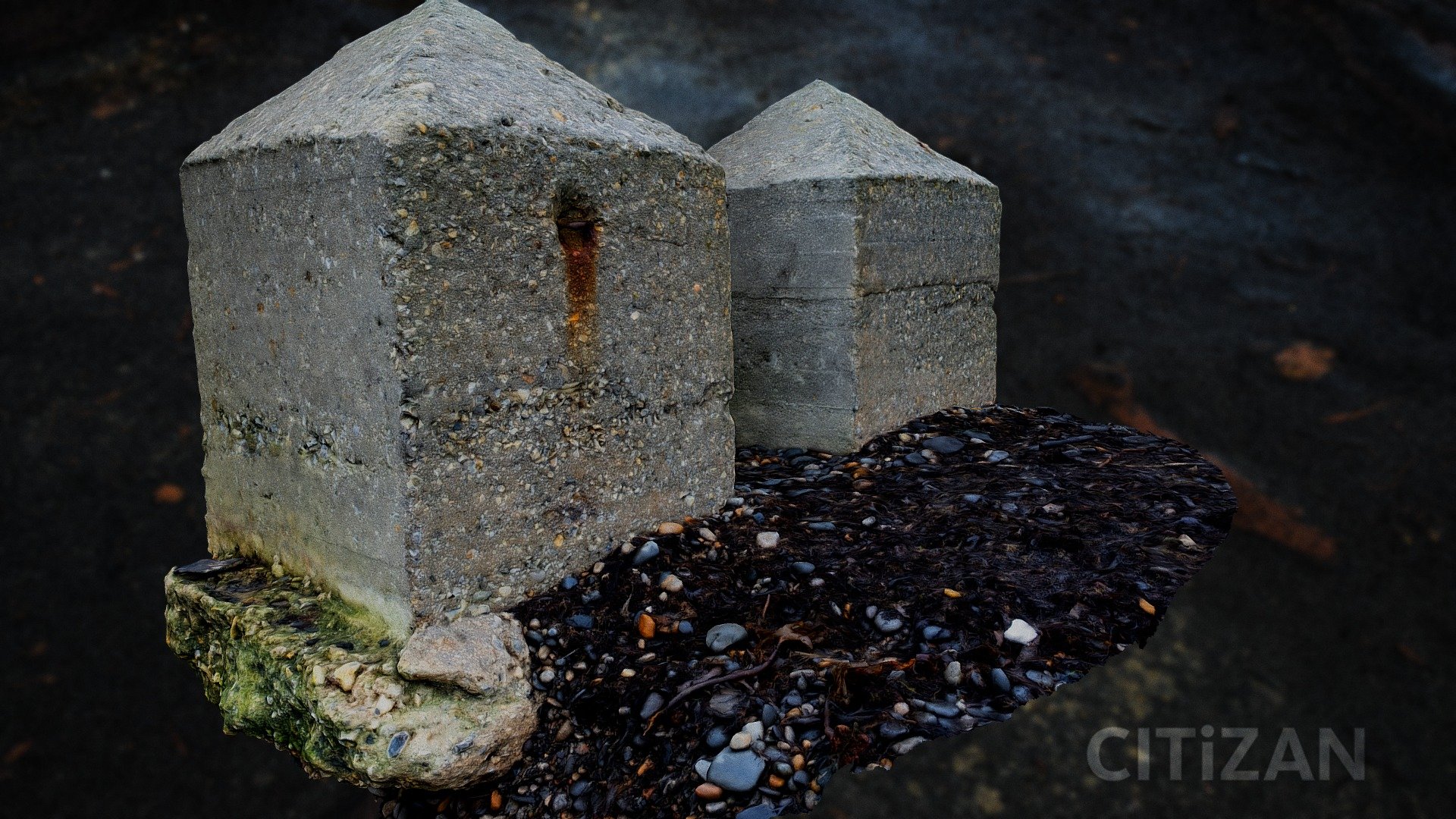 Pyramid Top Anti Tank Cube - 2022-01-01 - Download Free 3D model by ...