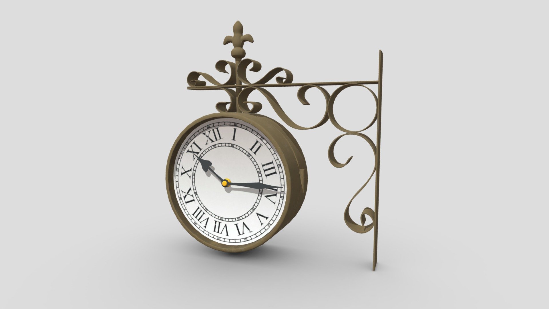 Clock_01 - Buy Royalty Free 3D model by rebuilderai (@RebuilderAI-vrin) [4bf48d0] - Sketchfab Store