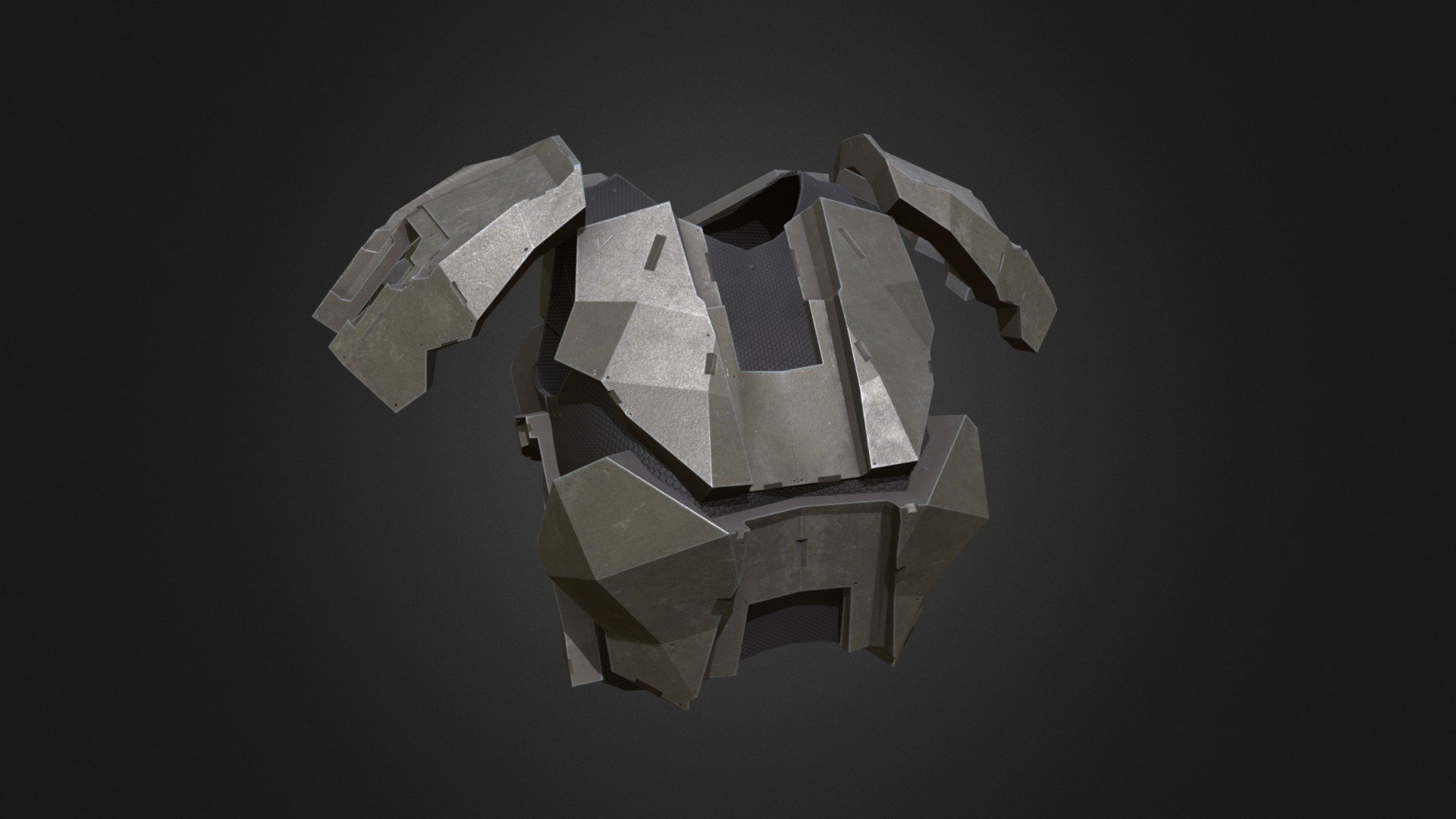 Procedural scifi armor test 1 - Download Free 3D model by ghostnoface ...