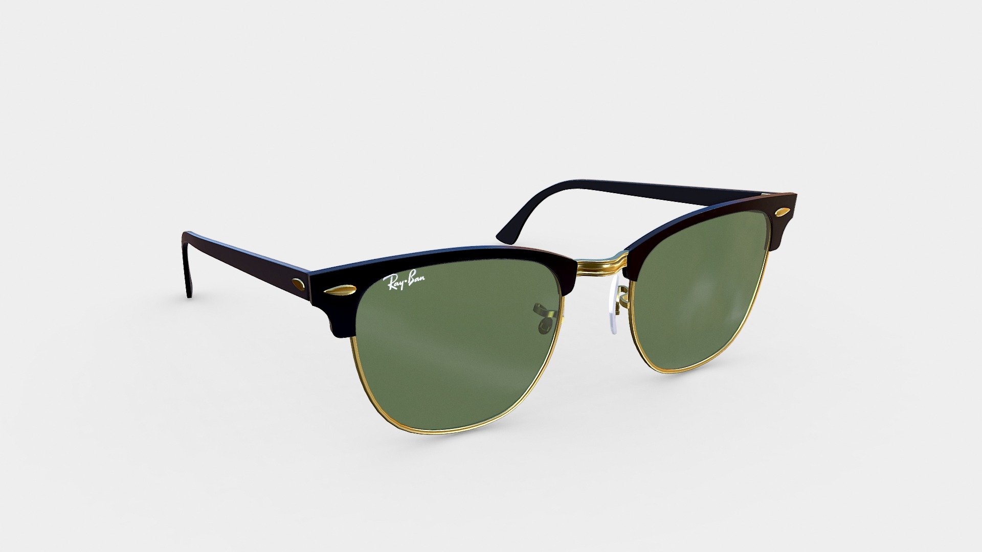 clubmaster rayban sunglasses - Buy Royalty Free 3D model by shah_max ...
