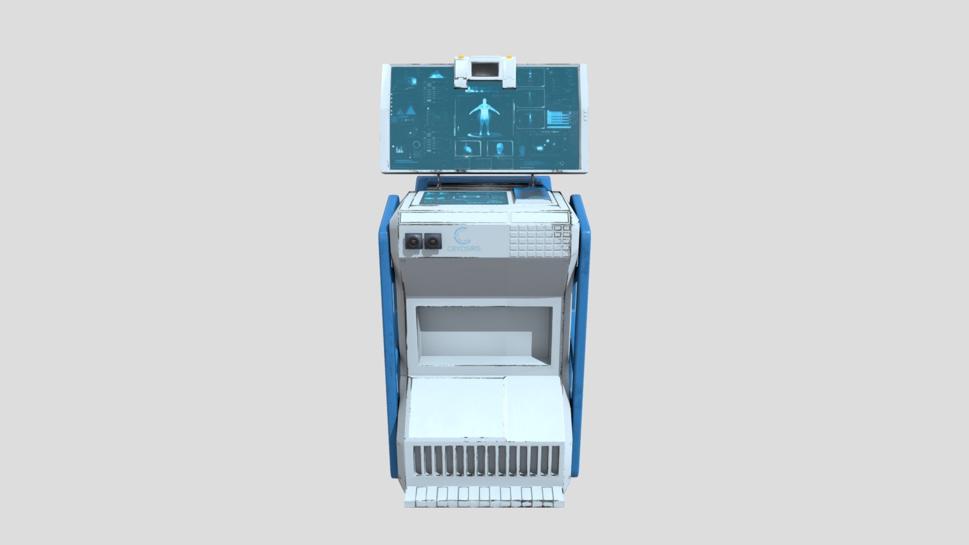 Sci-fi medical Computer - 3D model by dollzone [4bf8323] - Sketchfab