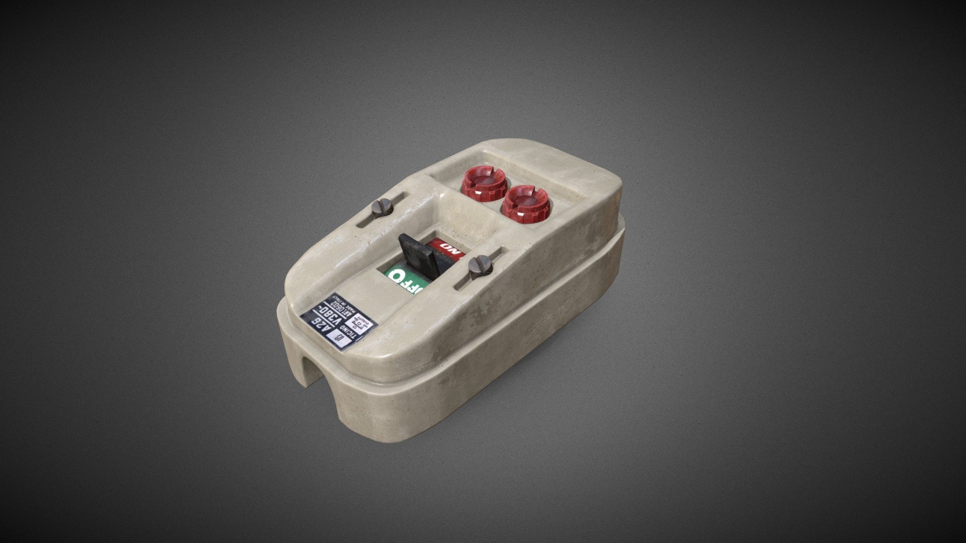 Vintage Safety Switch - 3D model by mr_fayazoff [4bf8c99] - Sketchfab