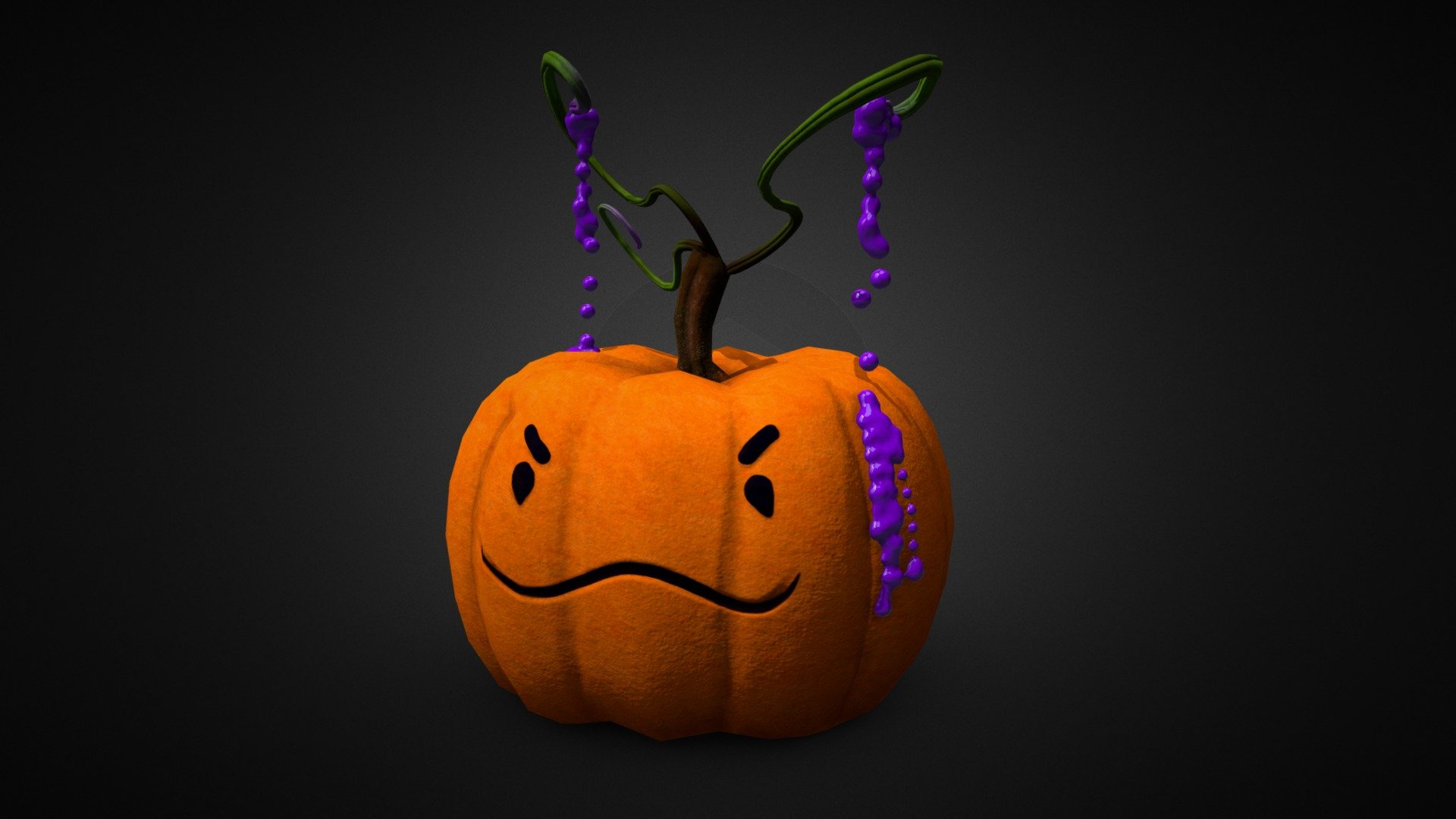 Cute Spooky Pumpkin - Download Free 3D model by Elyse Darby (@elysed ...