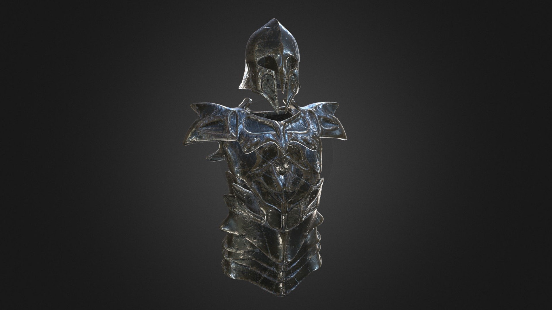 Weathered Fantasy Armour - 3D model by Lefinno (@lefinnokwok) [4bfc3dc ...