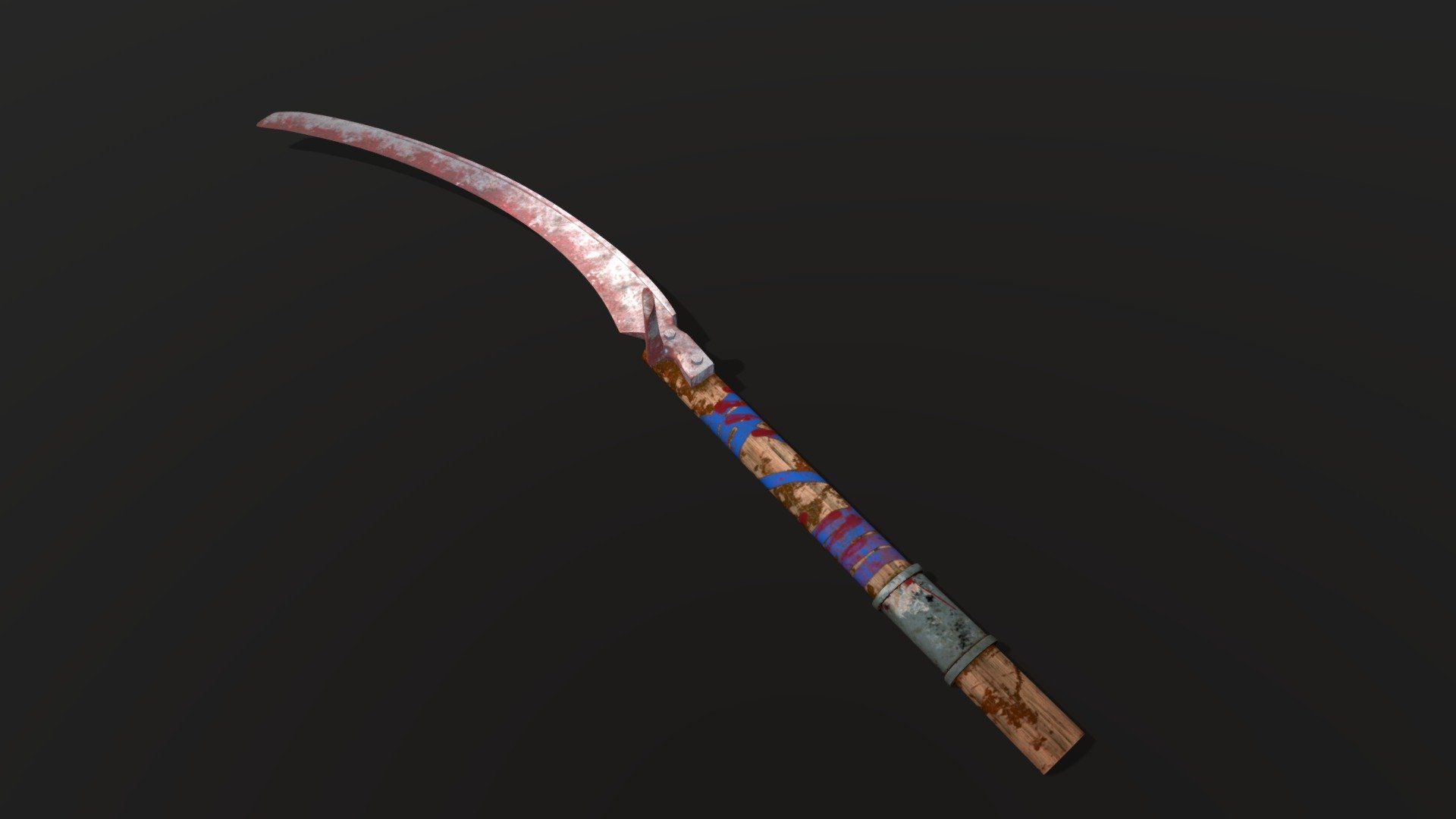 Crafted Scythe_Sword - 3D model by monkeypunk.studio [4bfca36] - Sketchfab