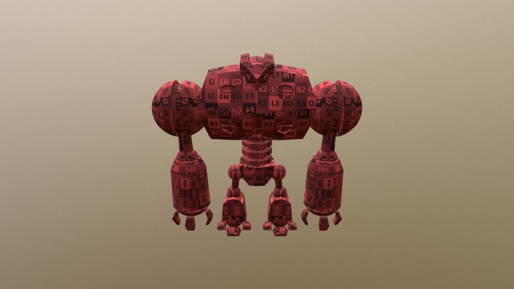 UV Mapped Robot - 3D model by ShelbyKone [4bfd632] - Sketchfab