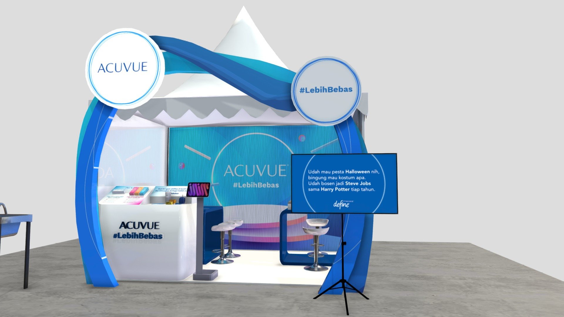 Tenda Acuvue - 3x2 m - Alternatif 2 - Download Free 3D model by aliven ...