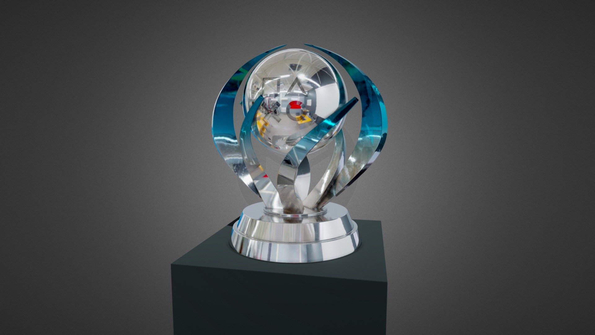 Playstation Achievement Platinum - 3D model by Maxim Potapenko ...