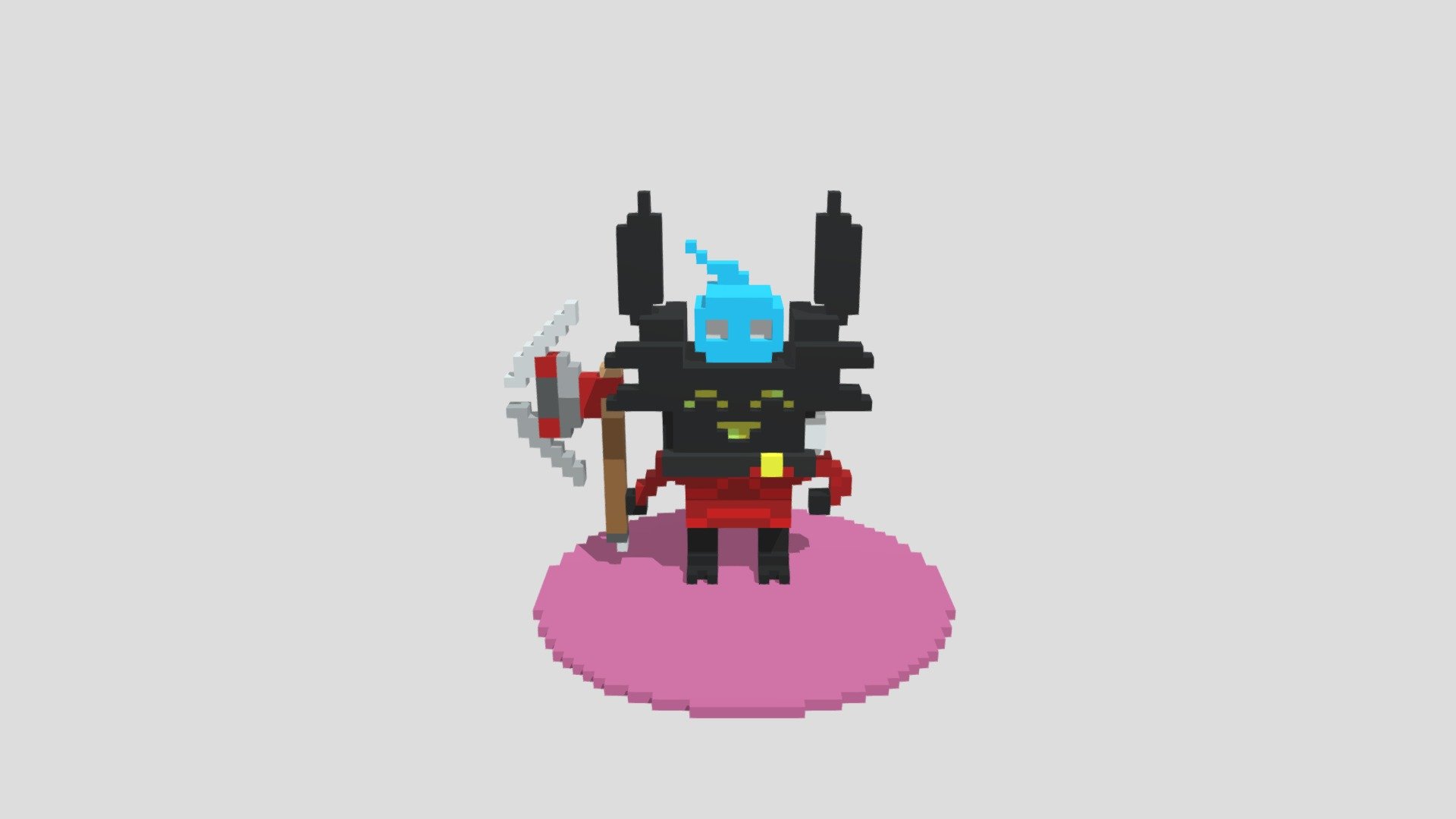 Shadow Wolves #3557 mini Voxel - 3D model by MontyHendrix [4bfef9e ...