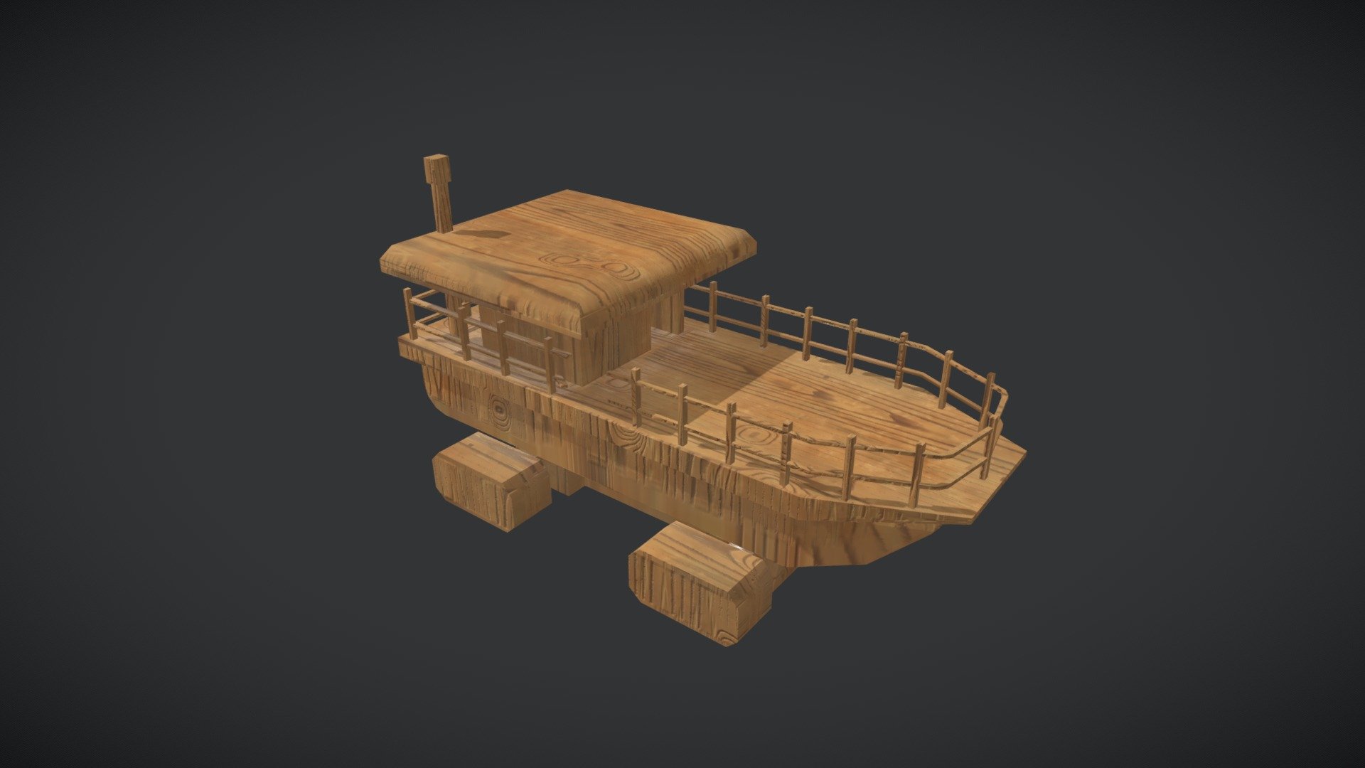 Caravan Ship Mini - 3D model by Kaan Şen (@kaansen) [4c0023c] - Sketchfab