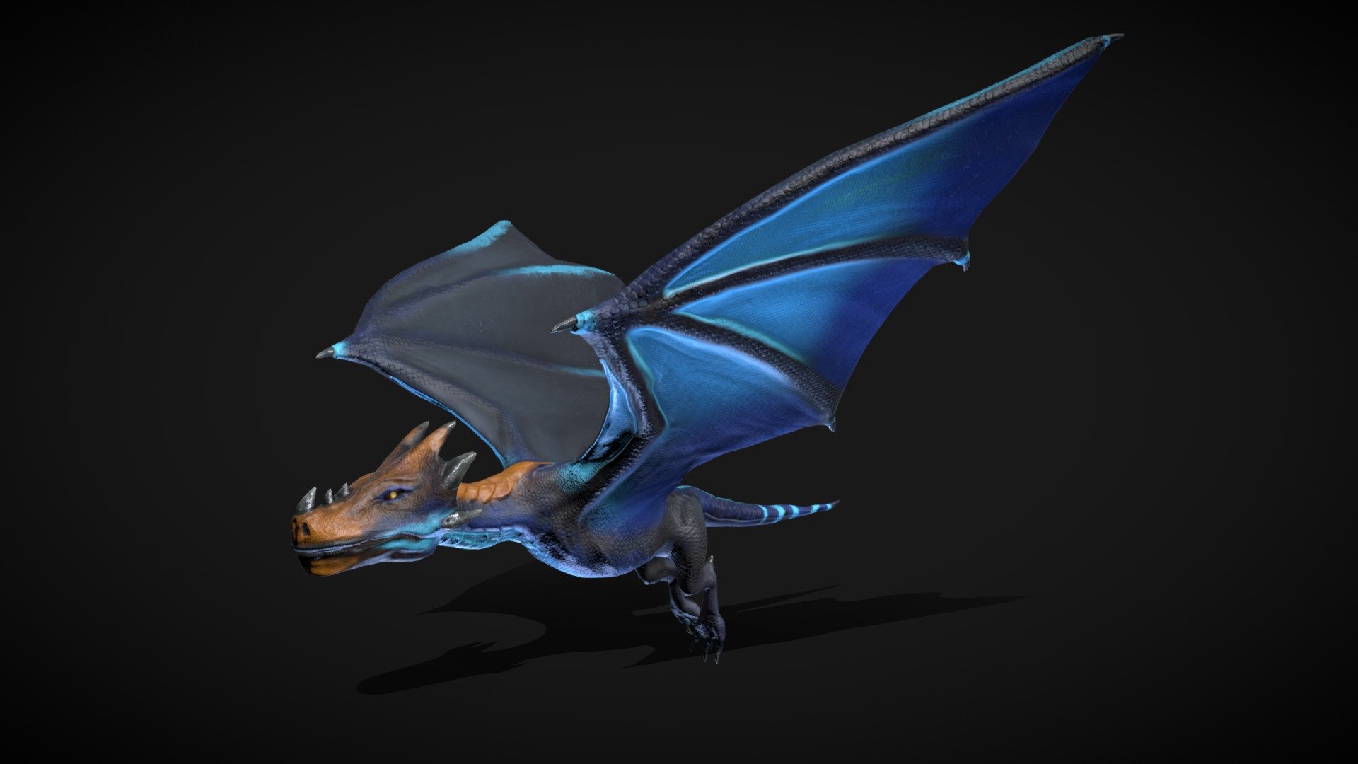 Fantasy Fire Dragon - Buy Royalty Free 3D model by 2dhd [4c00928 ...