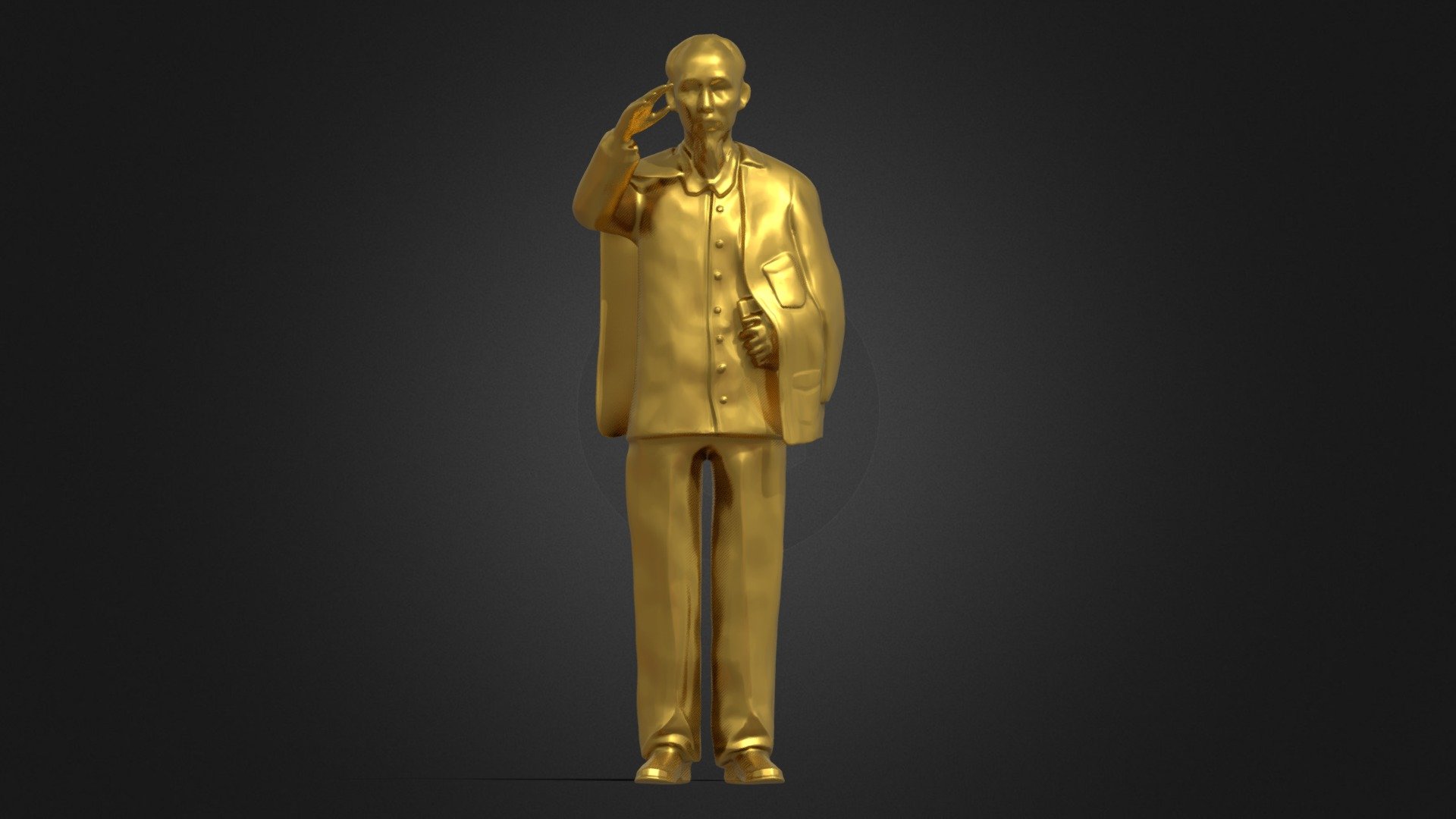 Bac Ho (uncle Ho) - Buy Royalty Free 3D model by 5 Dollar Store ...