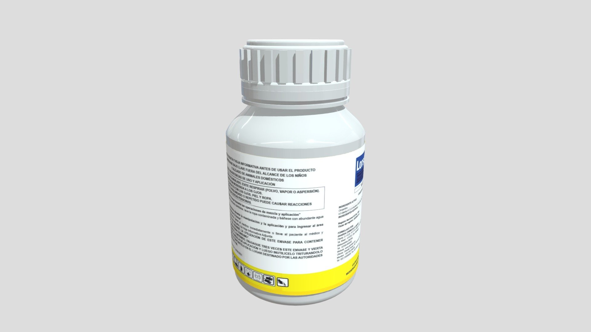 Lorsban 250ml - 3D model by gabbo8a [4c051ec] - Sketchfab