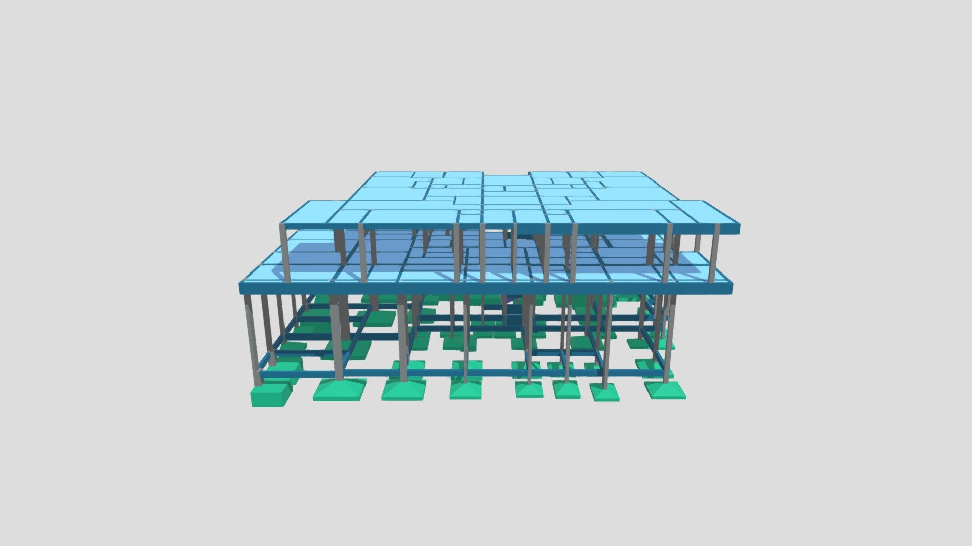 Estrutural Galvan - 3D model by construtoraPROJETTA [4c0559d] - Sketchfab