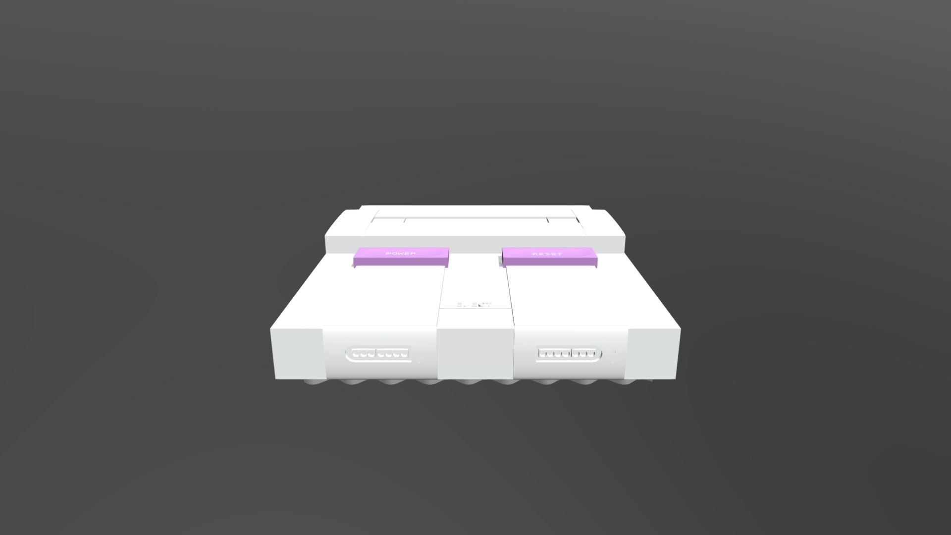 Snes - 3D model by terabitten [4c05d12] - Sketchfab