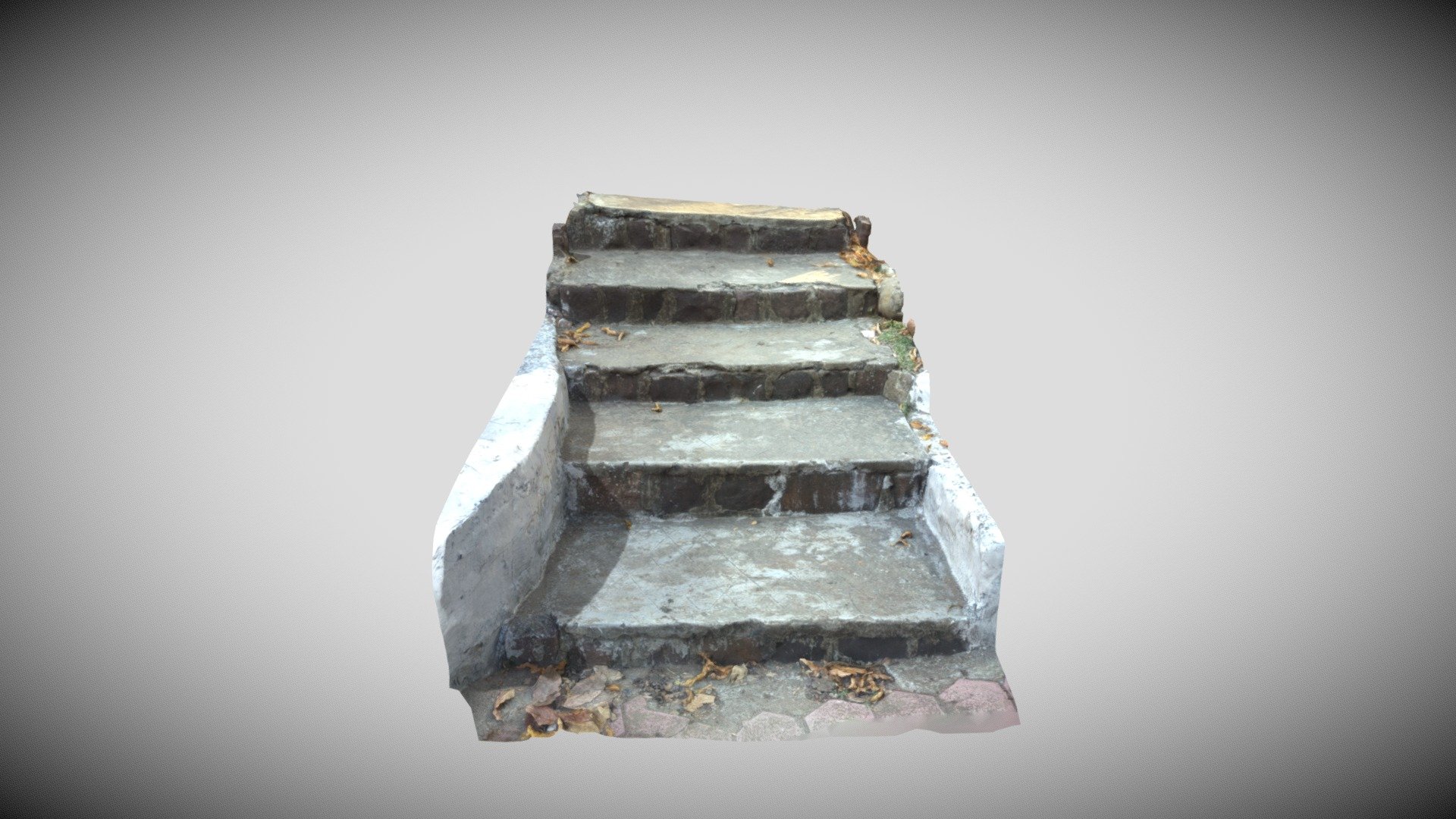 3D scanned Garden Steps - Download Free 3D model by Enormous [4c05ed1 ...