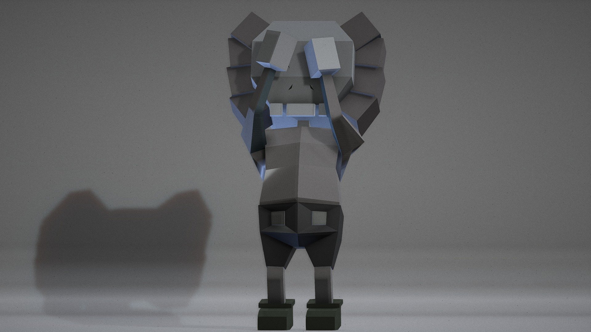 Kaws pose - 3D model by born2012 [4c07851] - Sketchfab