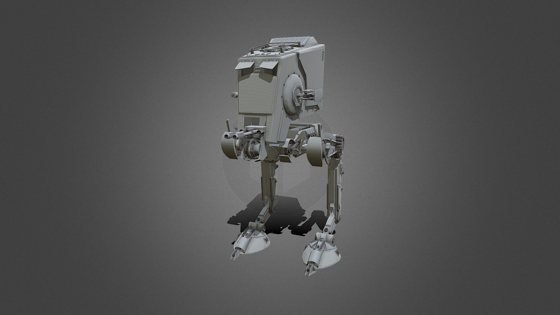 AT-ST - 3D model by JMAnderson4 [4c0875f] - Sketchfab