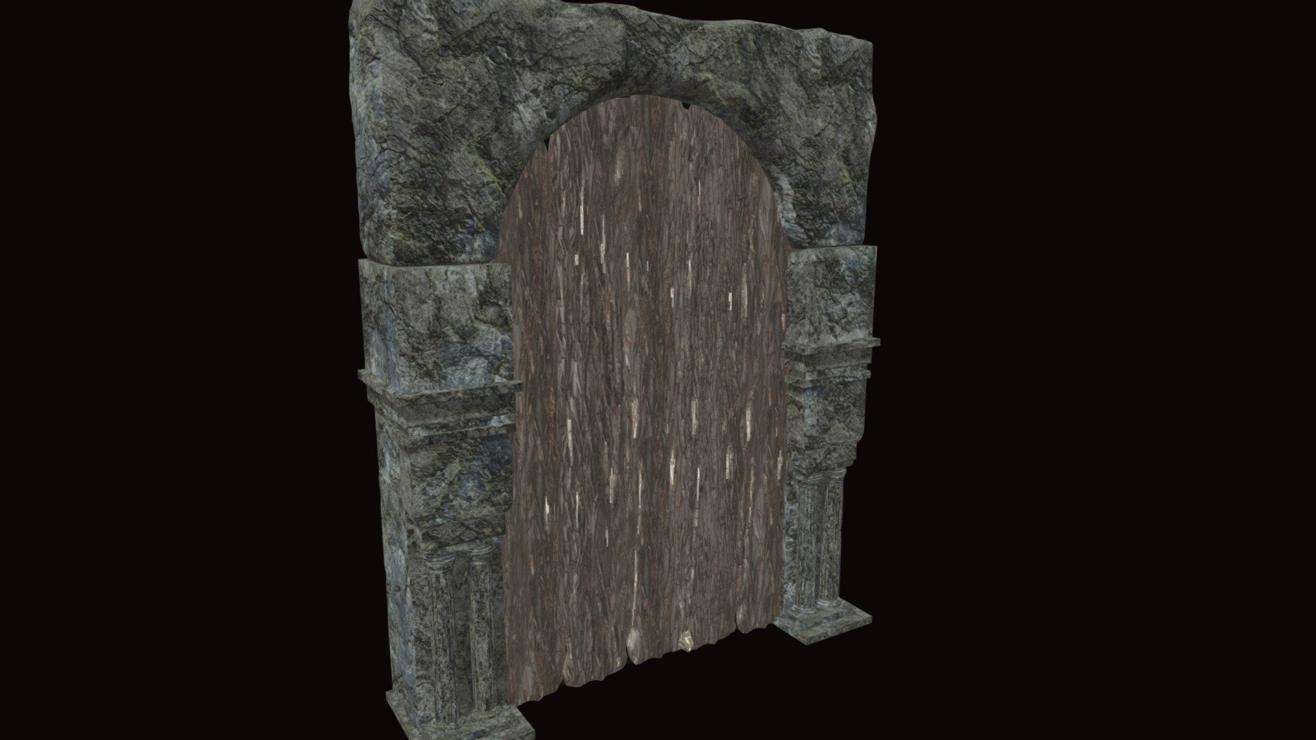 realistic Dungeon Door - Download Free 3D model by ItsGamertor [4c09b62 ...