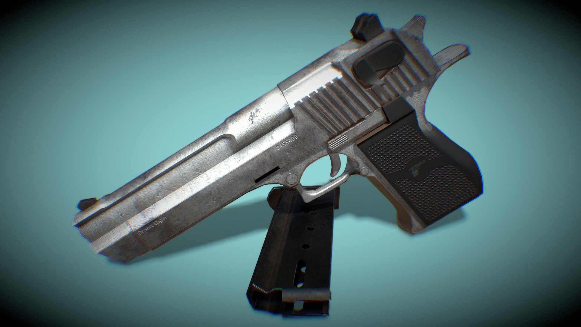 Desert Eagle| Pistol Model - Download Free 3D model by CATholic ...