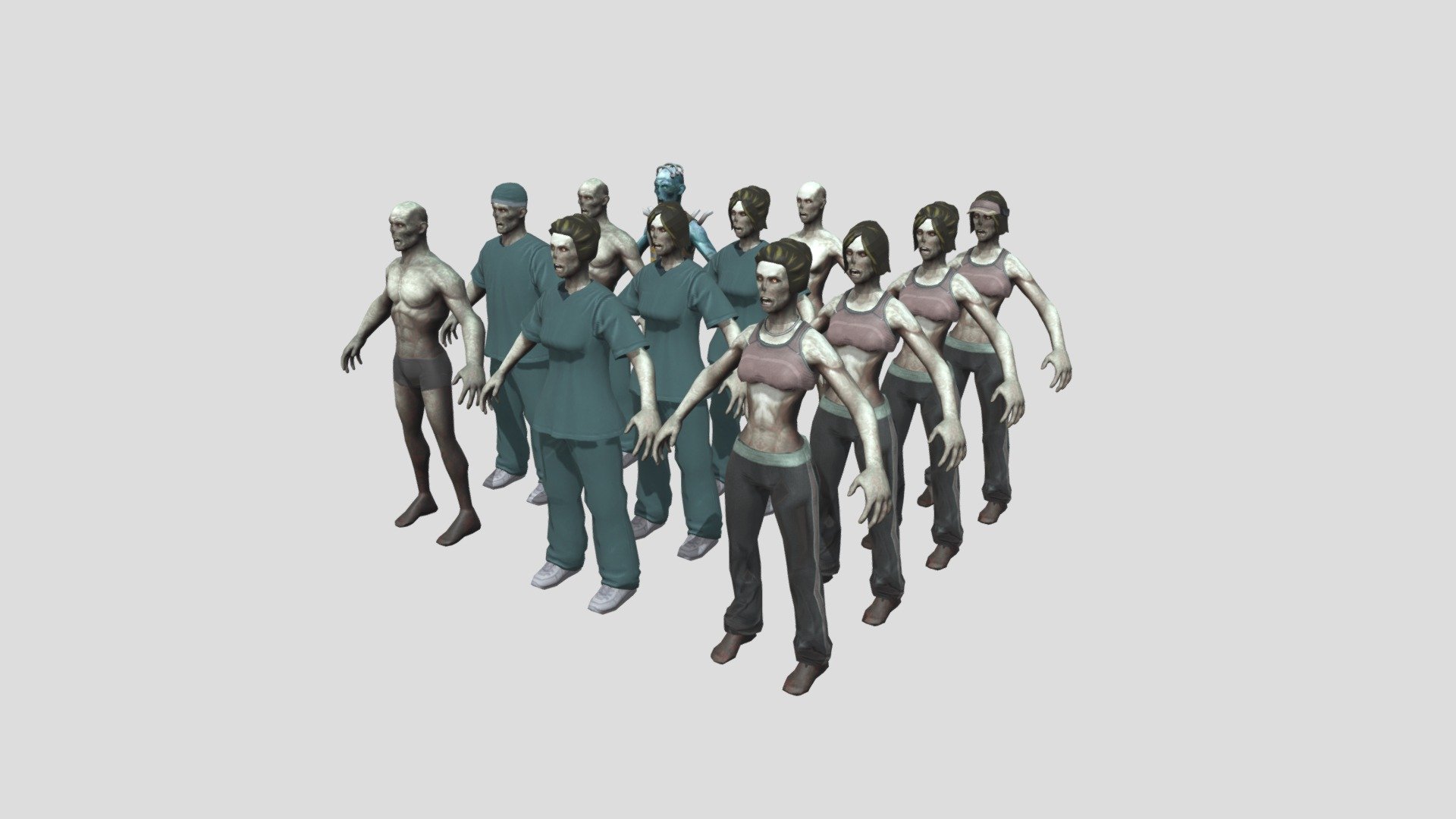 zombie asset - 3D model by sitnikov01oleg [4c0be18] - Sketchfab