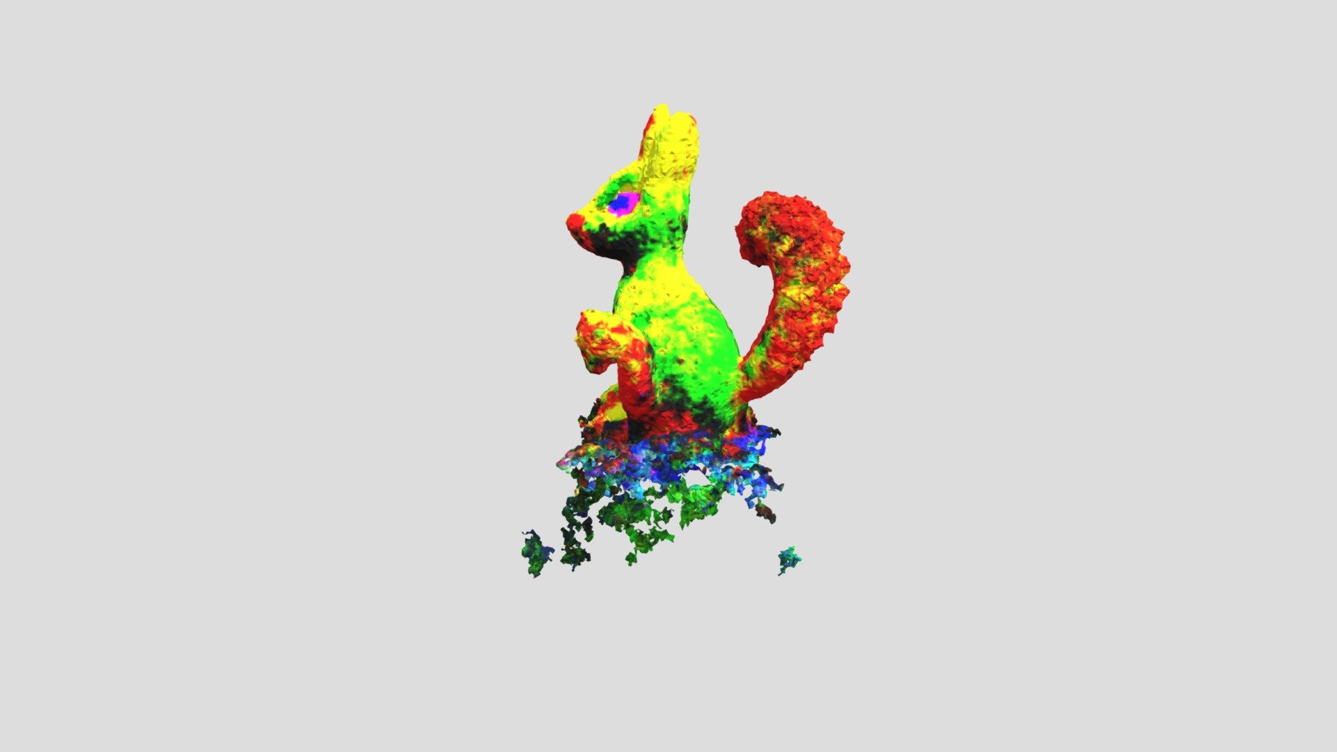 3d model of Alebrijes squirrel with nut, - Download Free 3D model by ...