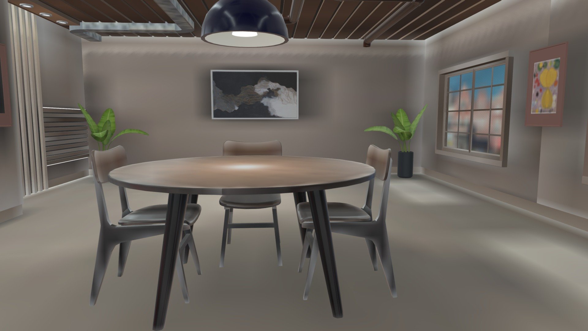 Restaurant Environment_01 - 3D model by CXR Agency (@CXRAgency ...