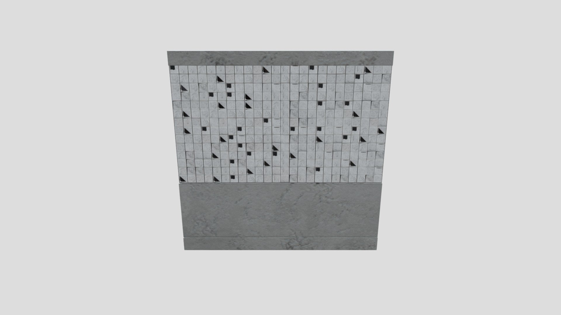 Cracked Tile Wall - 3D model by Epiefke [4c0cd9d] - Sketchfab