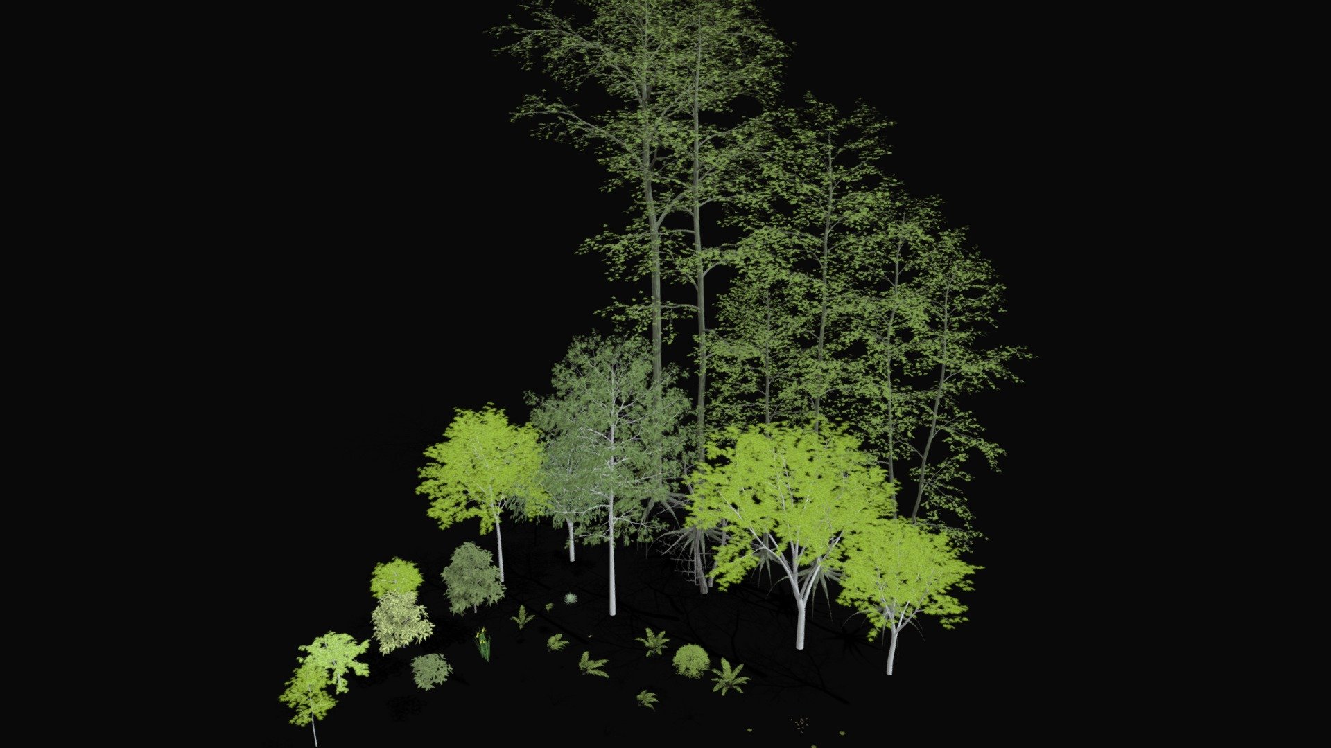 trees and vegetation pack - Buy Royalty Free 3D model by local.yany ...