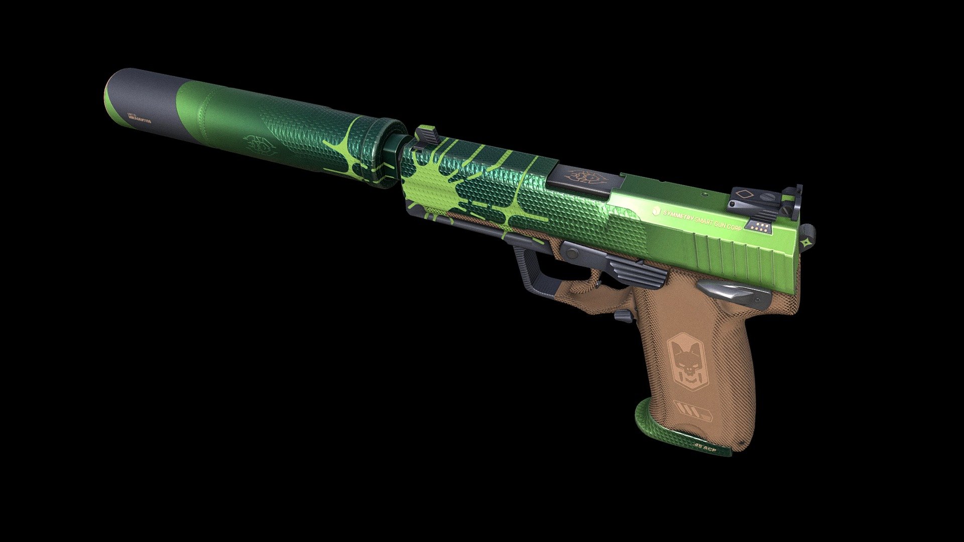 USP-S - The Last Word (CS2) - 3D model by tanapta [4c0ea76] - Sketchfab
