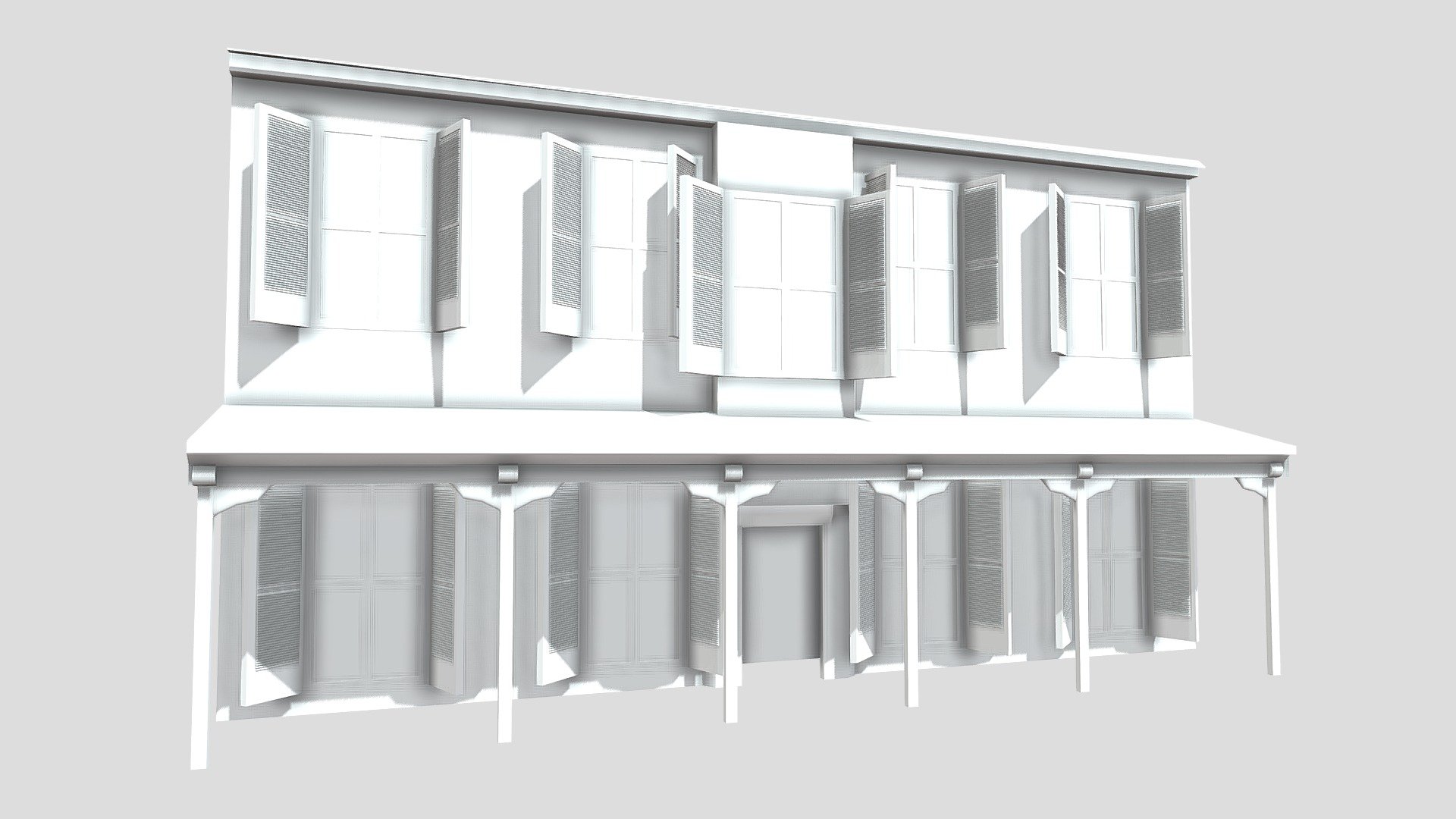 Front House - Download Free 3D model by shadowdraak [4c0f02f] - Sketchfab