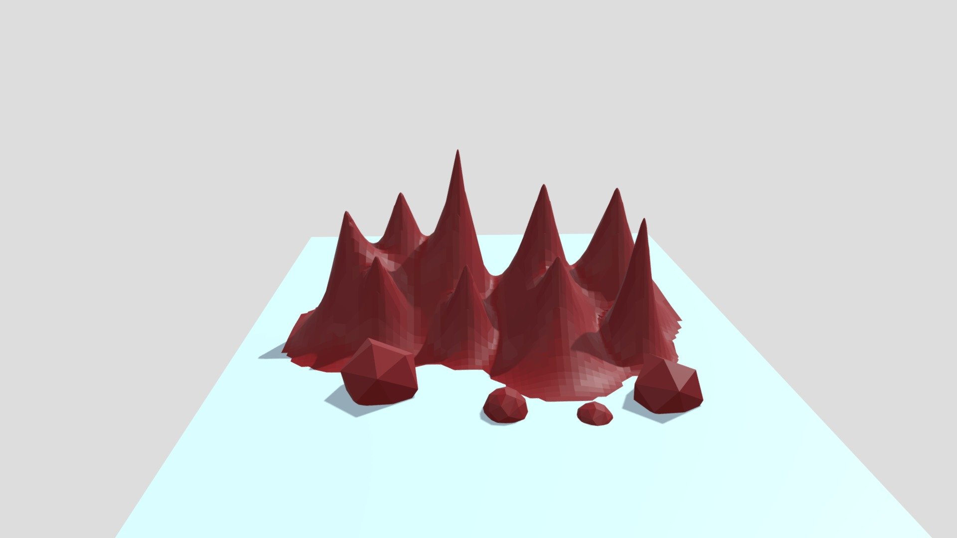 Cartoon Mountain - 3D model by Muhammad Hunain (@Hunain12) [4c10d0b ...