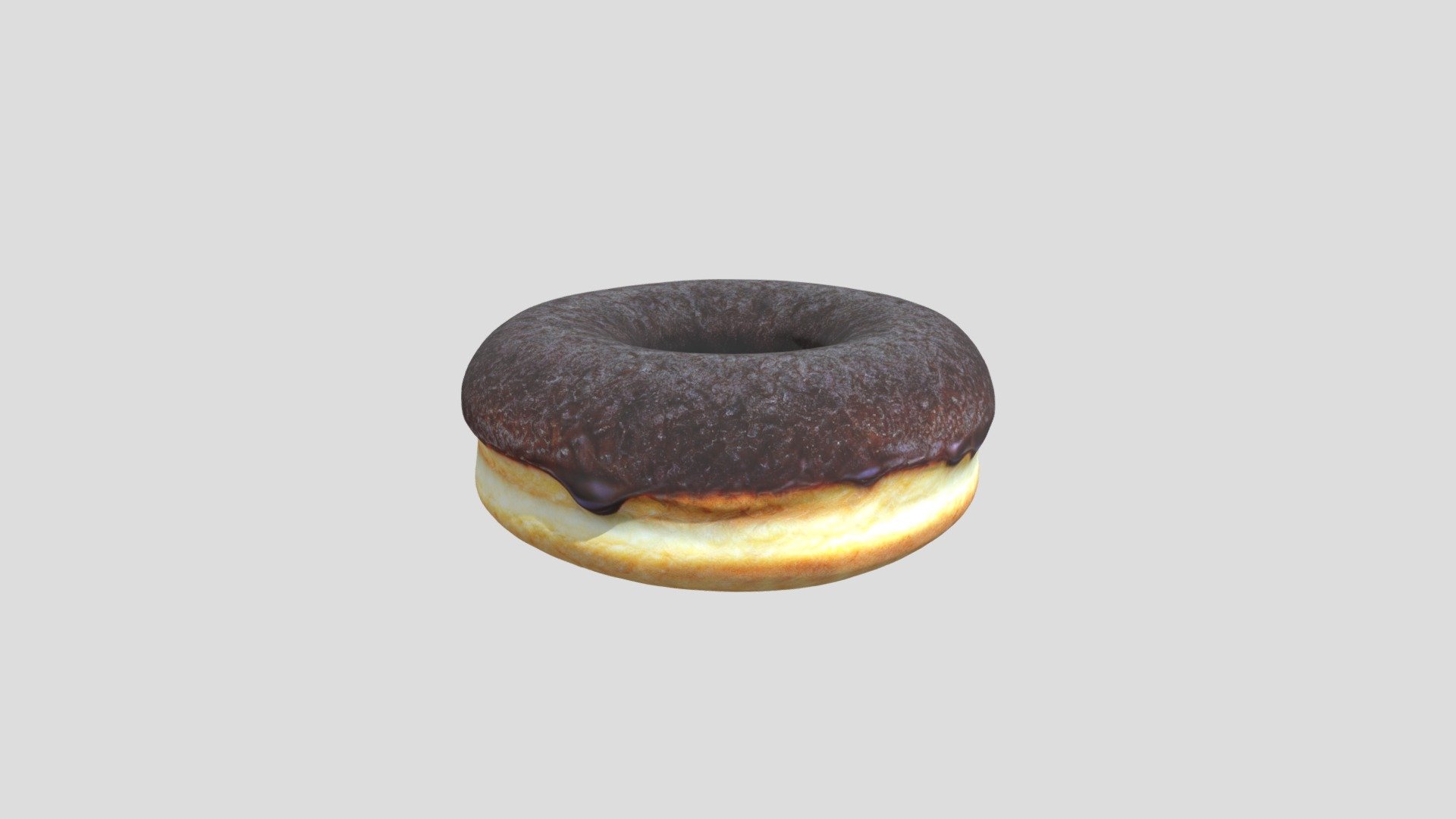 Chocolate Glazed Donut - 3D model by martinnarchi886 [4c11cd9] - Sketchfab