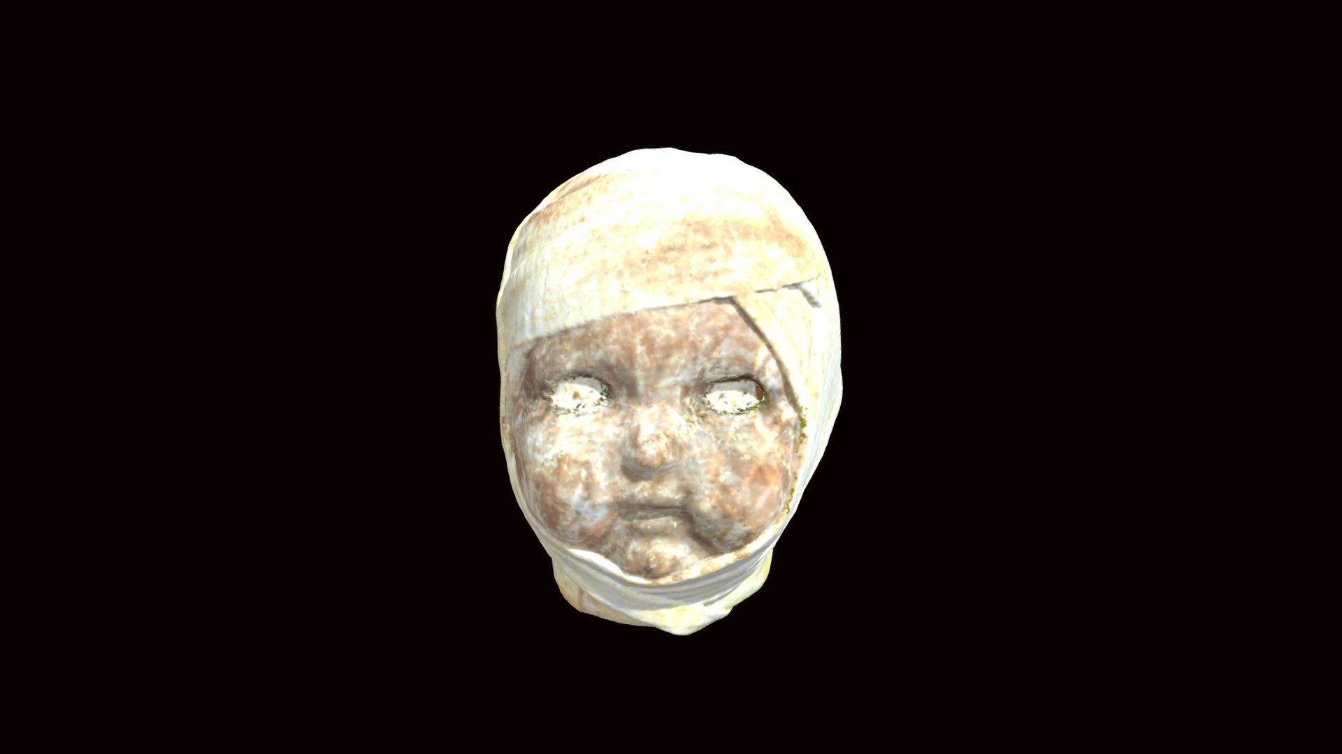 Mummy Doll Head (VCU_3D_6628) - 3D model by Virtual Curation Lab ...