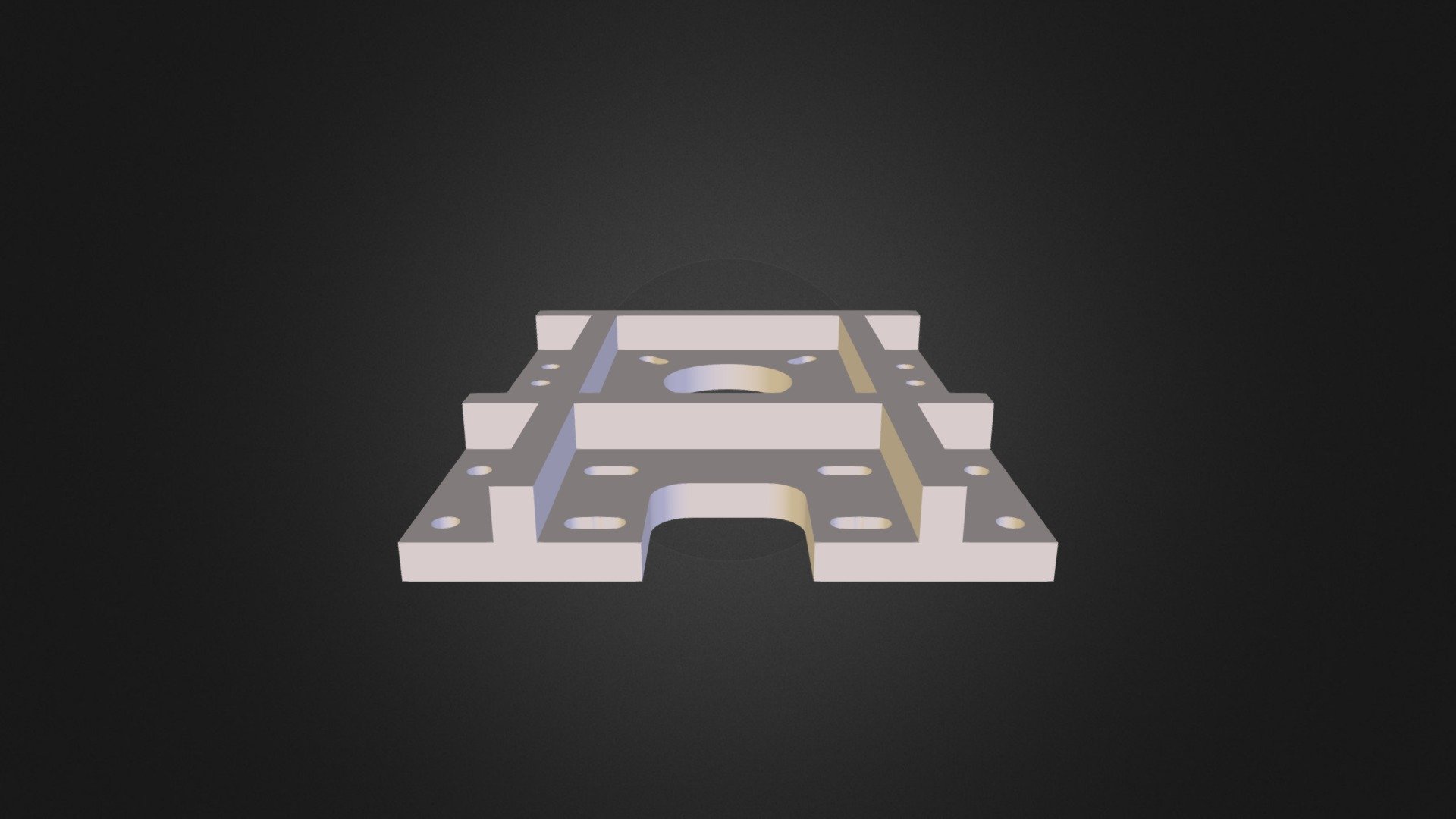 Mendel X Axis Motor Bracket - 3D model by 3dindustries [4c144bf ...