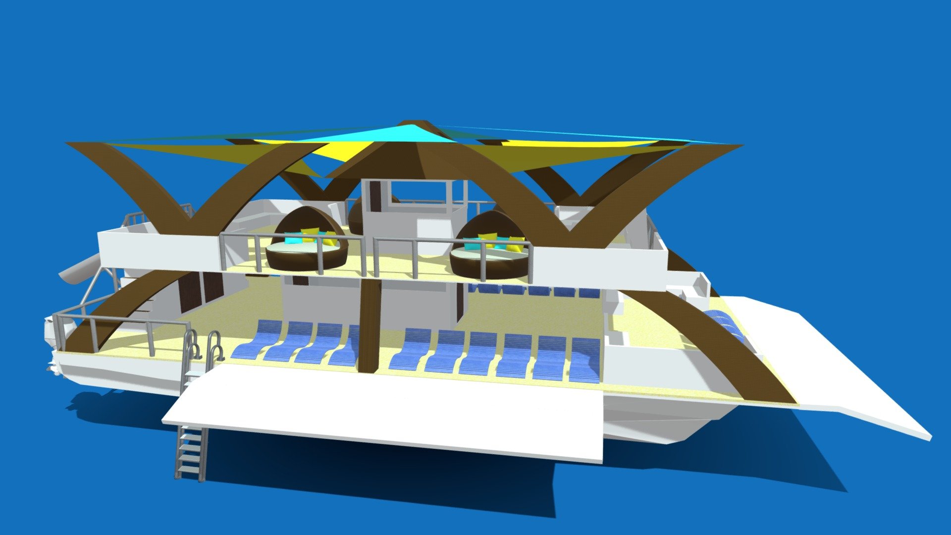 Oasis Bahia - Santiago - 3D model by fgiraldez [4c14816] - Sketchfab