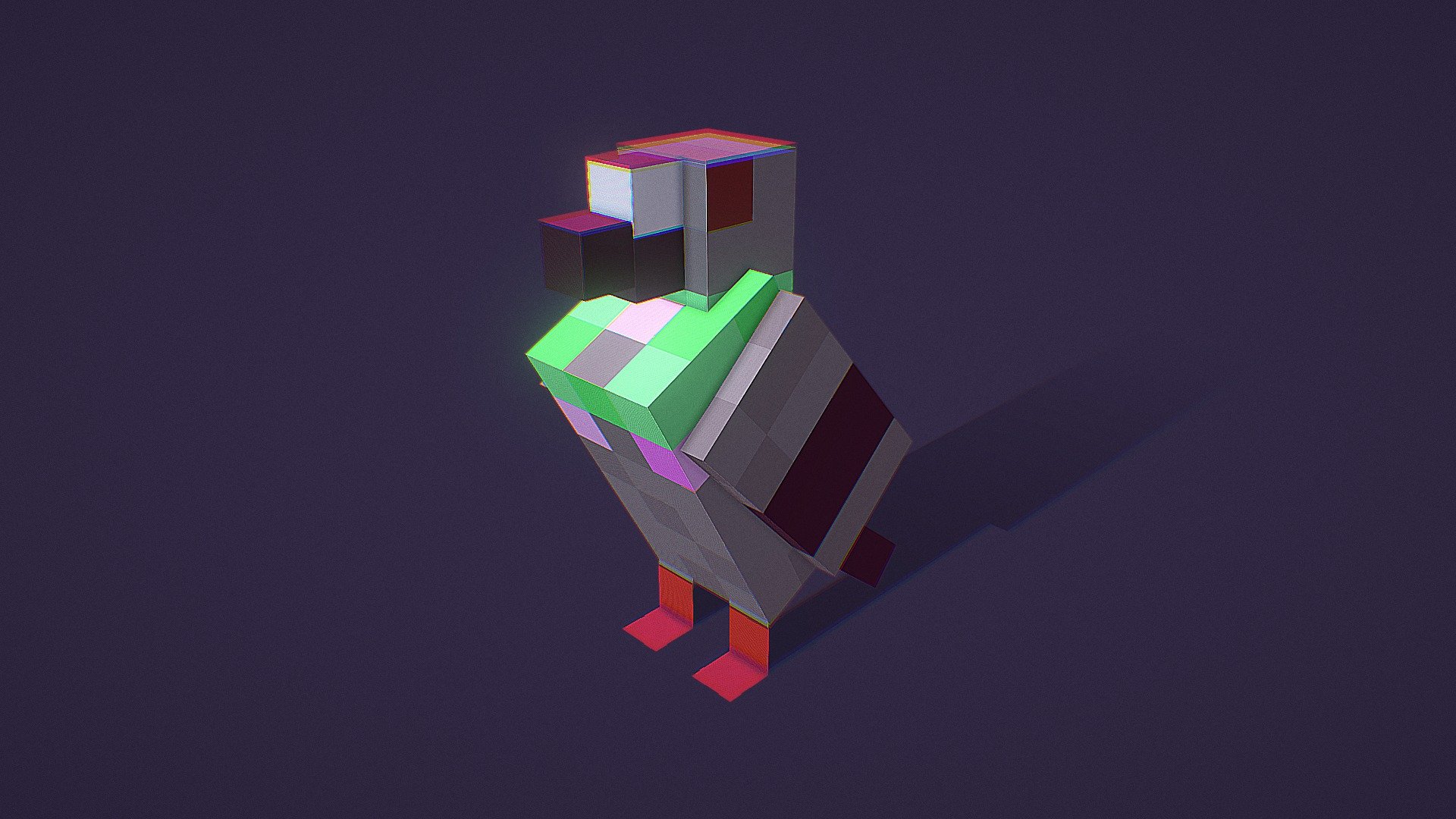 Minecraft Pigeon - Download Free 3D model by teamsamfo [4c15395 ...