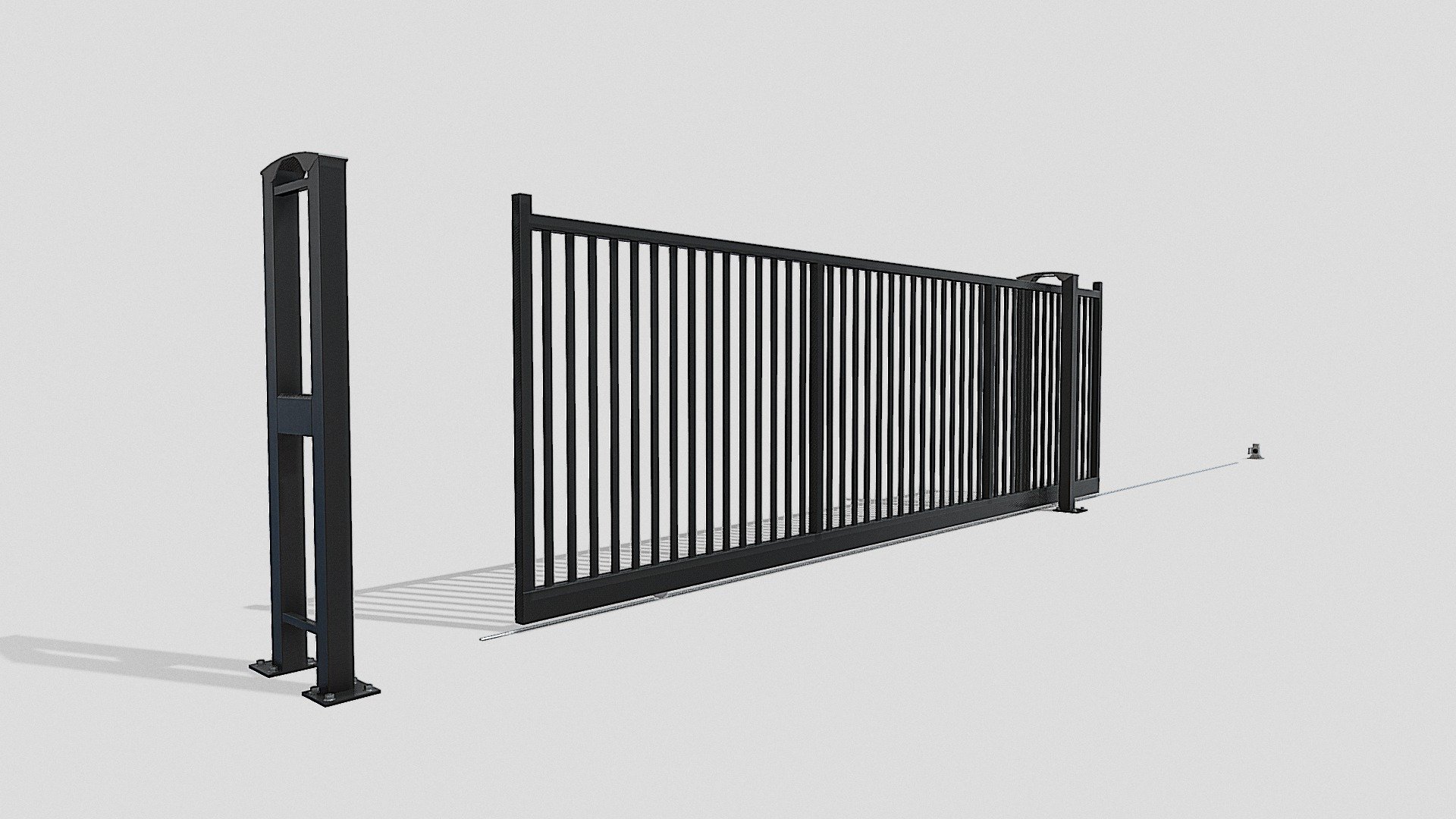 Gate (open animation) - Buy Royalty Free 3D model by Conception3D ...