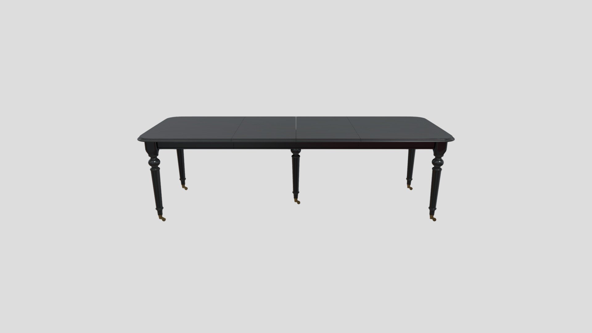 Modus dining table black - Buy Royalty Free 3D model by ...